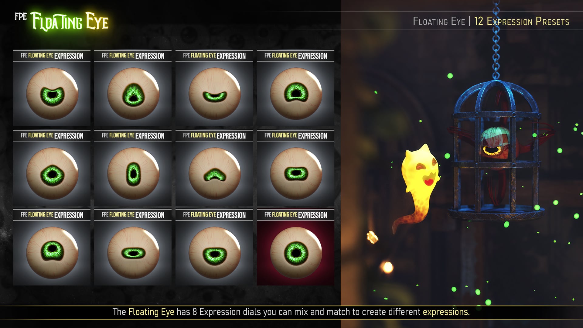 FPE Floating Eye for Genesis 9 and 8.1 | Daz 3D