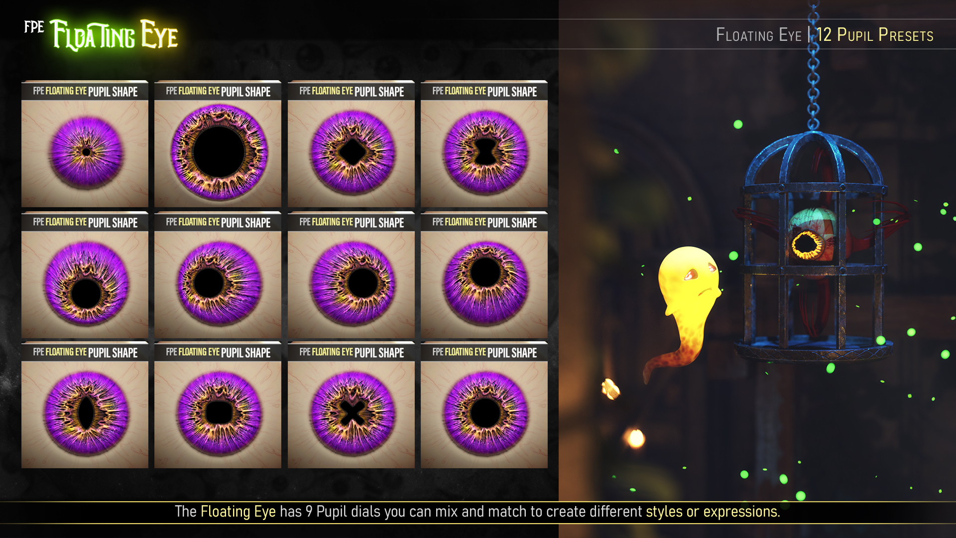 FPE Floating Eye for Genesis 9 and 8.1 | Daz 3D