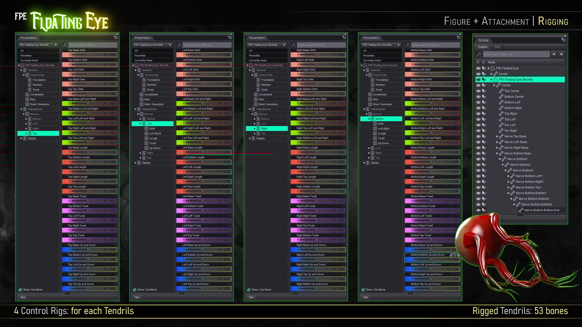 FPE Floating Eye for Genesis 9 and 8.1 | Daz 3D