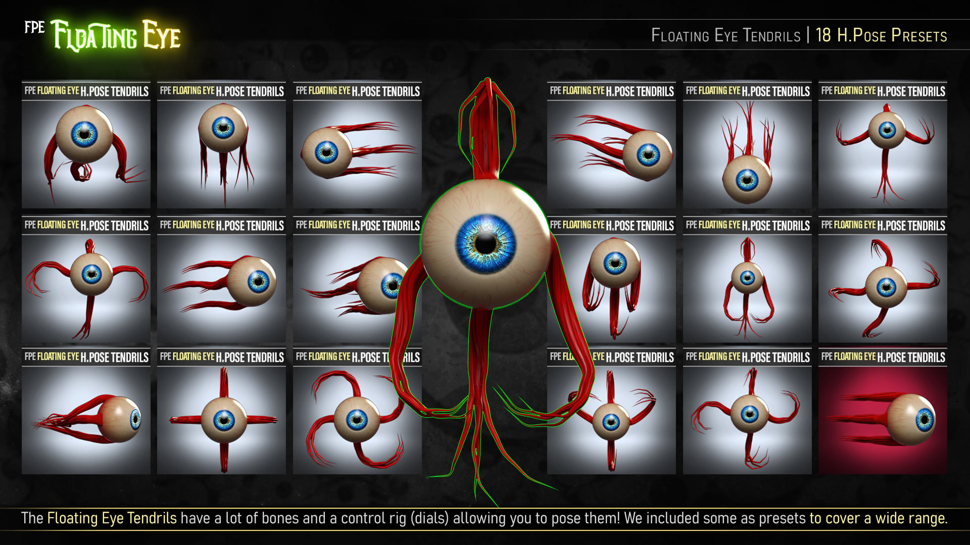 FPE Floating Eye for Genesis 9 and 8.1 | Daz 3D