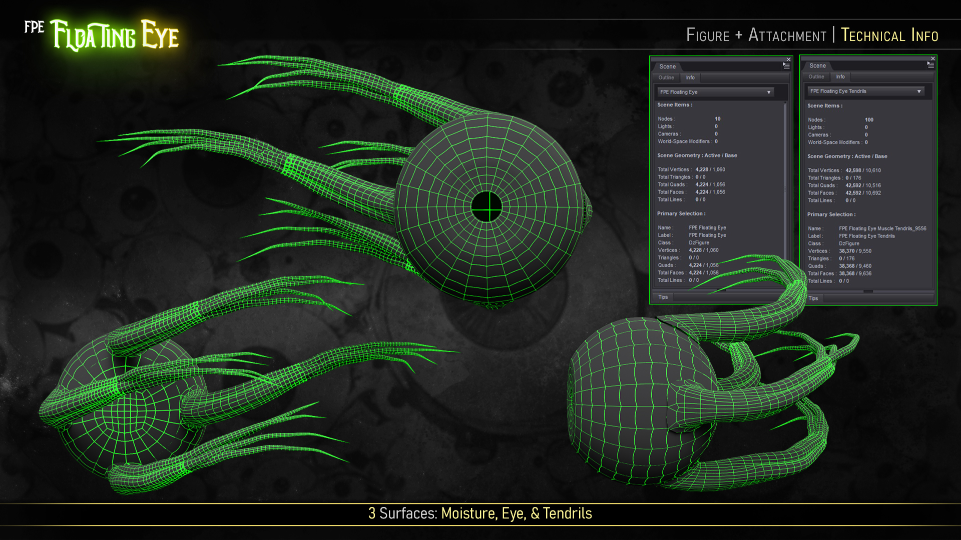 FPE Floating Eye for Genesis 9 and 8.1 | Daz 3D