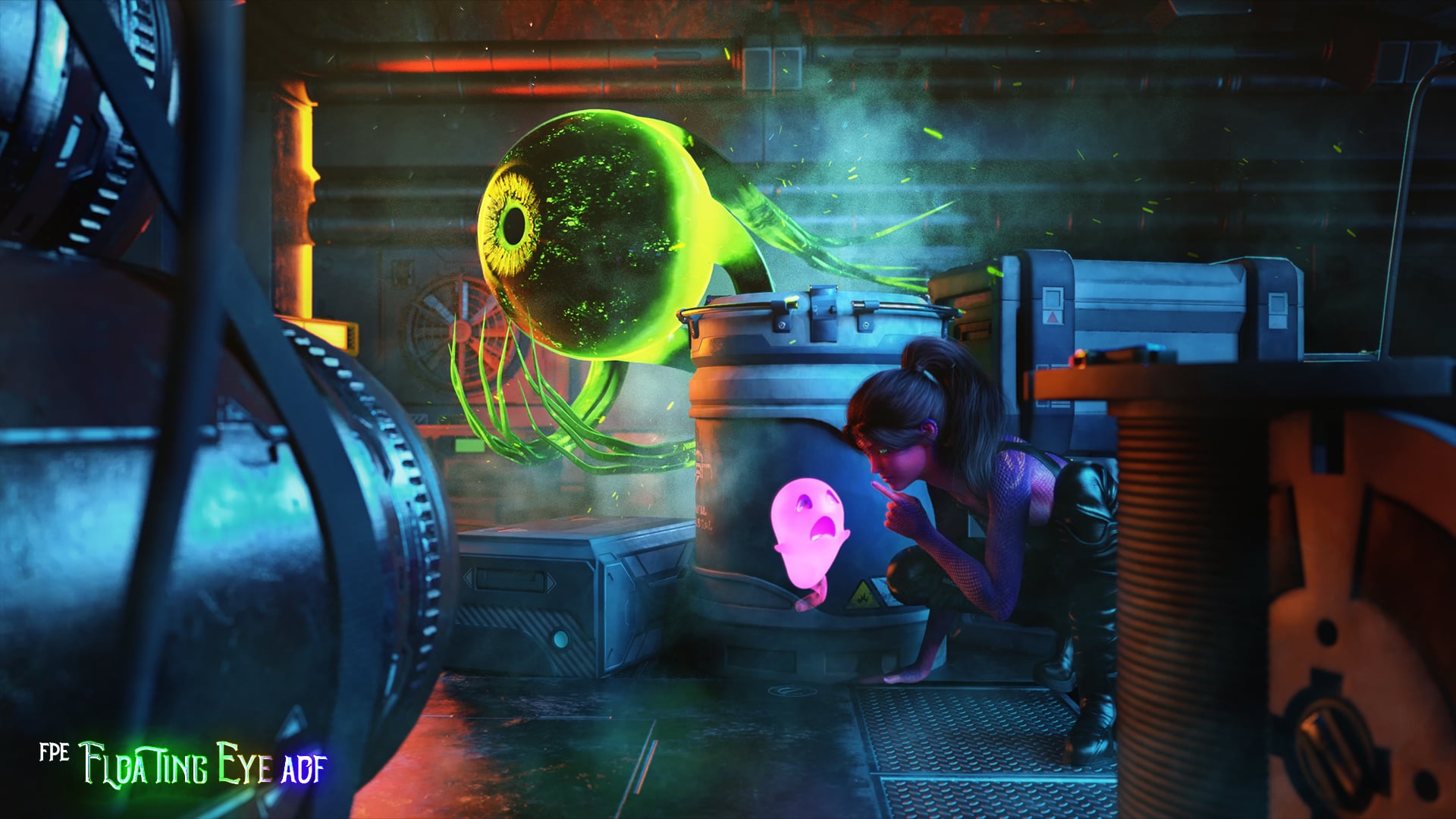 FPE Floating Eye Add-On Fantasy for Genesis 9 and 8.1 | Daz 3D