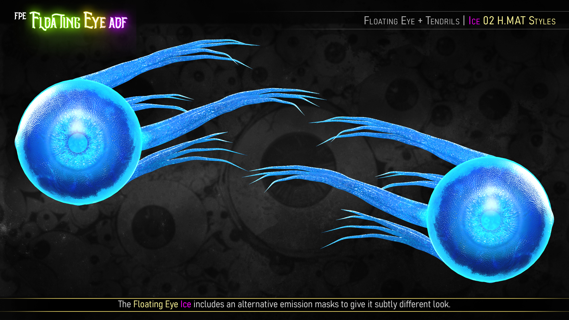 FPE Floating Eye Add-On Fantasy for Genesis 9 and 8.1 | Daz 3D