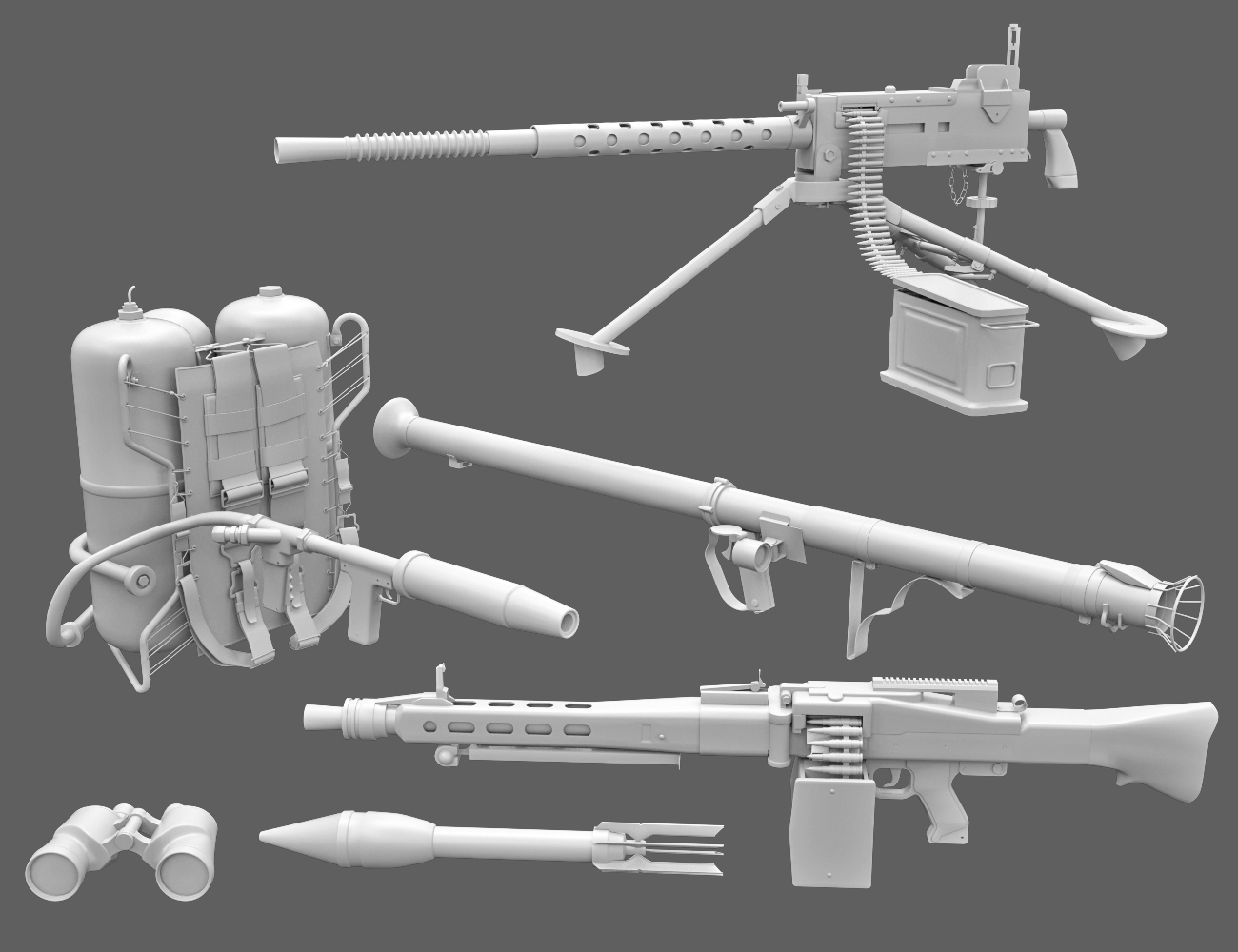 XI World War 2 Weapons | Daz 3D