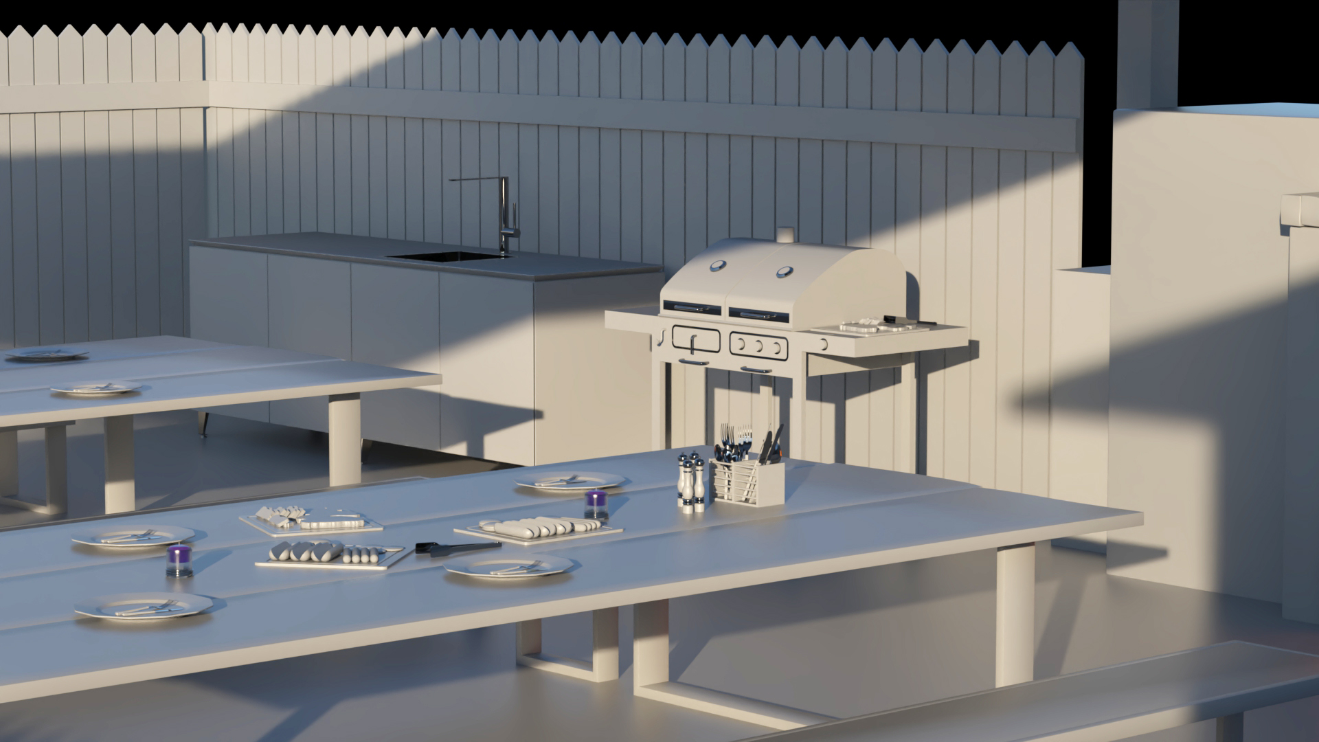 Backyard Barbecue | Daz 3D