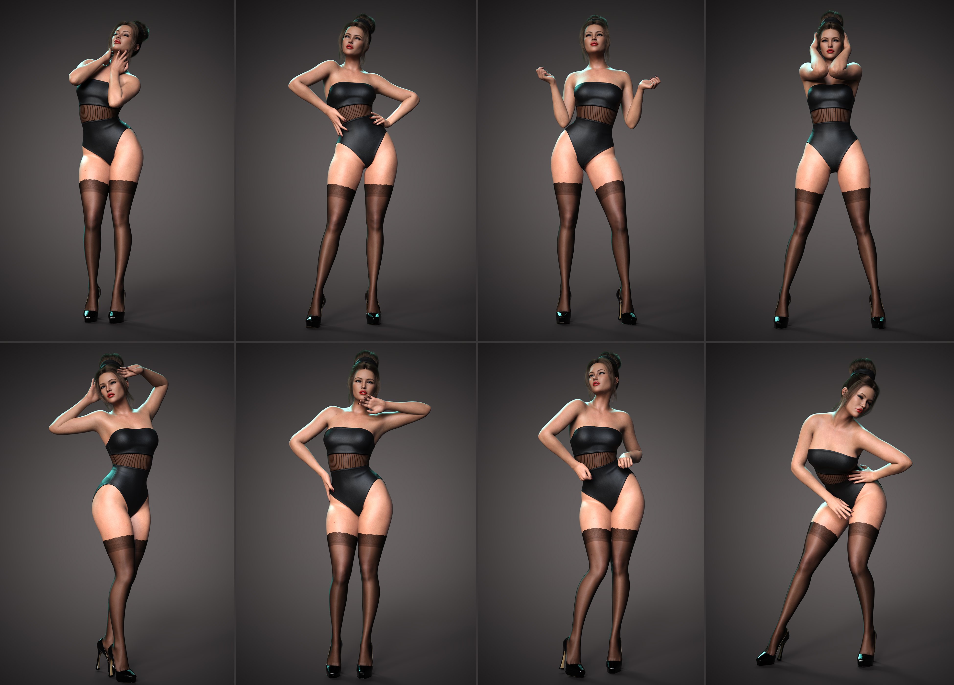 Z Drama and Passion Pose Mega Set for Genesis 9 and 8 Female | Daz 3D