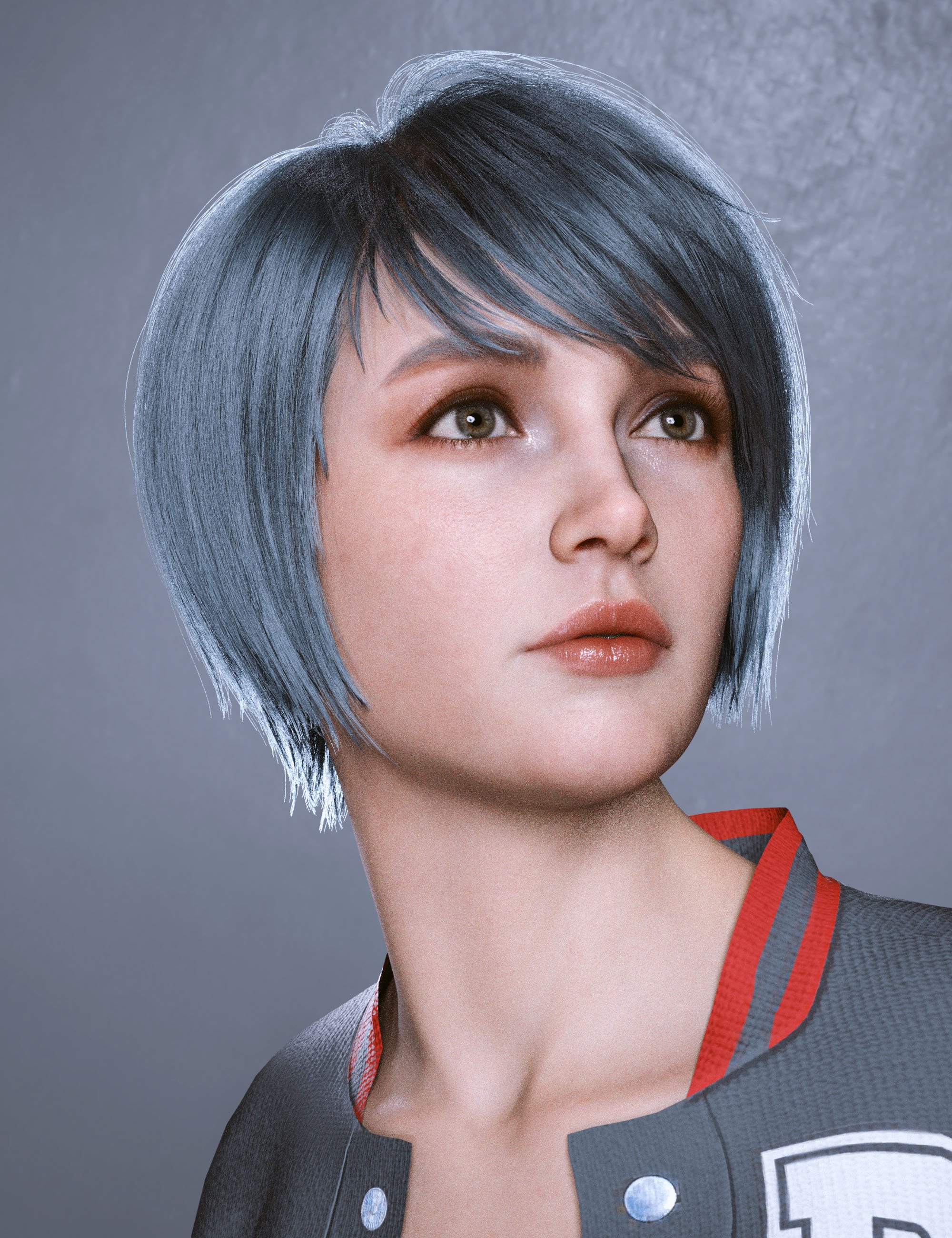 dForce AK Sonsy Hair for Genesis 9 | Daz 3D