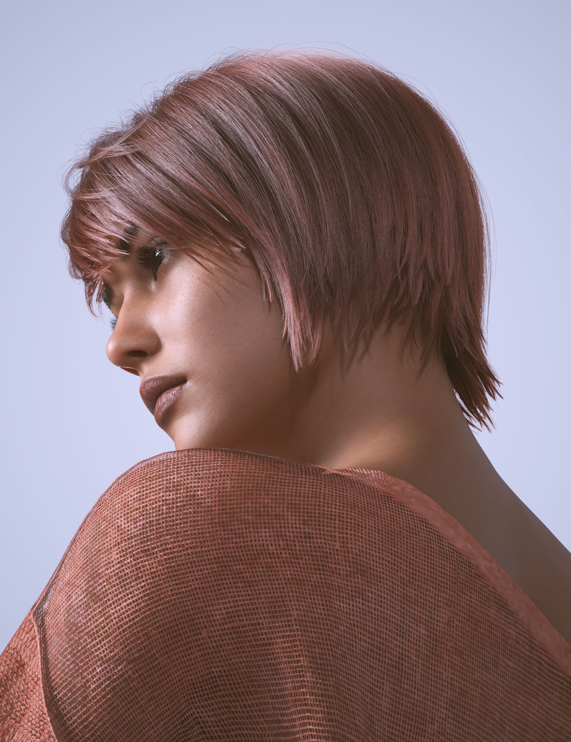 dForce AK Sonsy Hair for Genesis 9 | Daz 3D