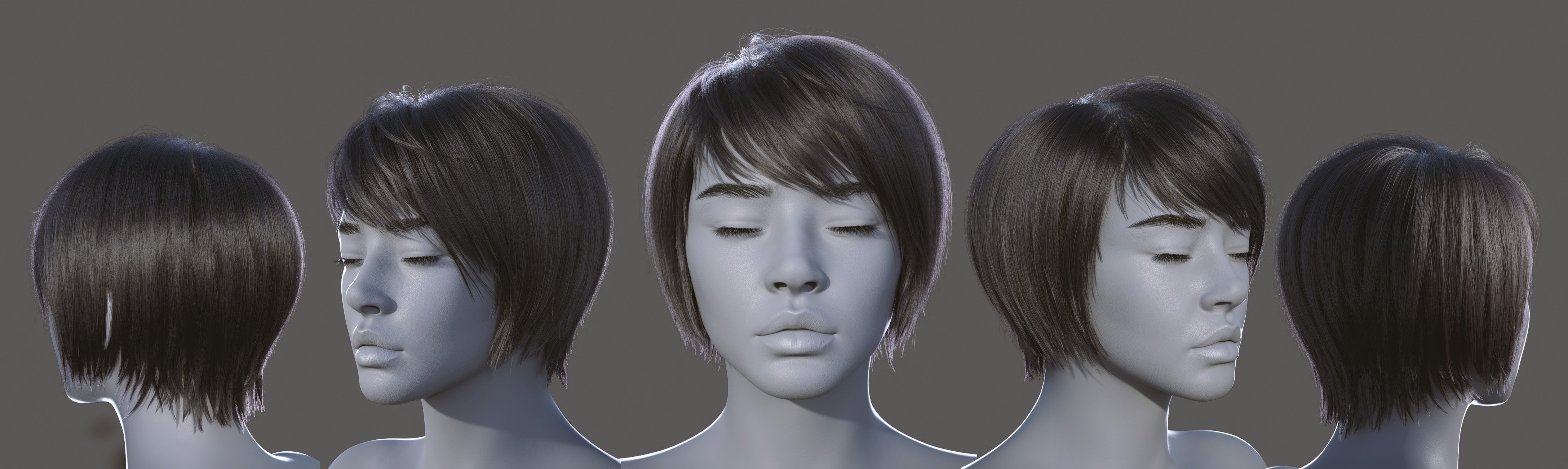 dForce AK Sonsy Hair for Genesis 9 | Daz 3D