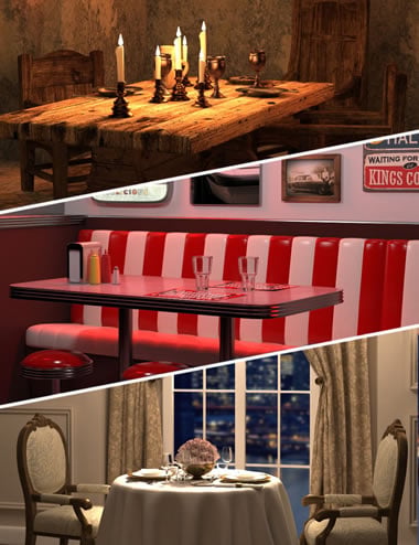 Please Be Seated Bundle | Daz 3D