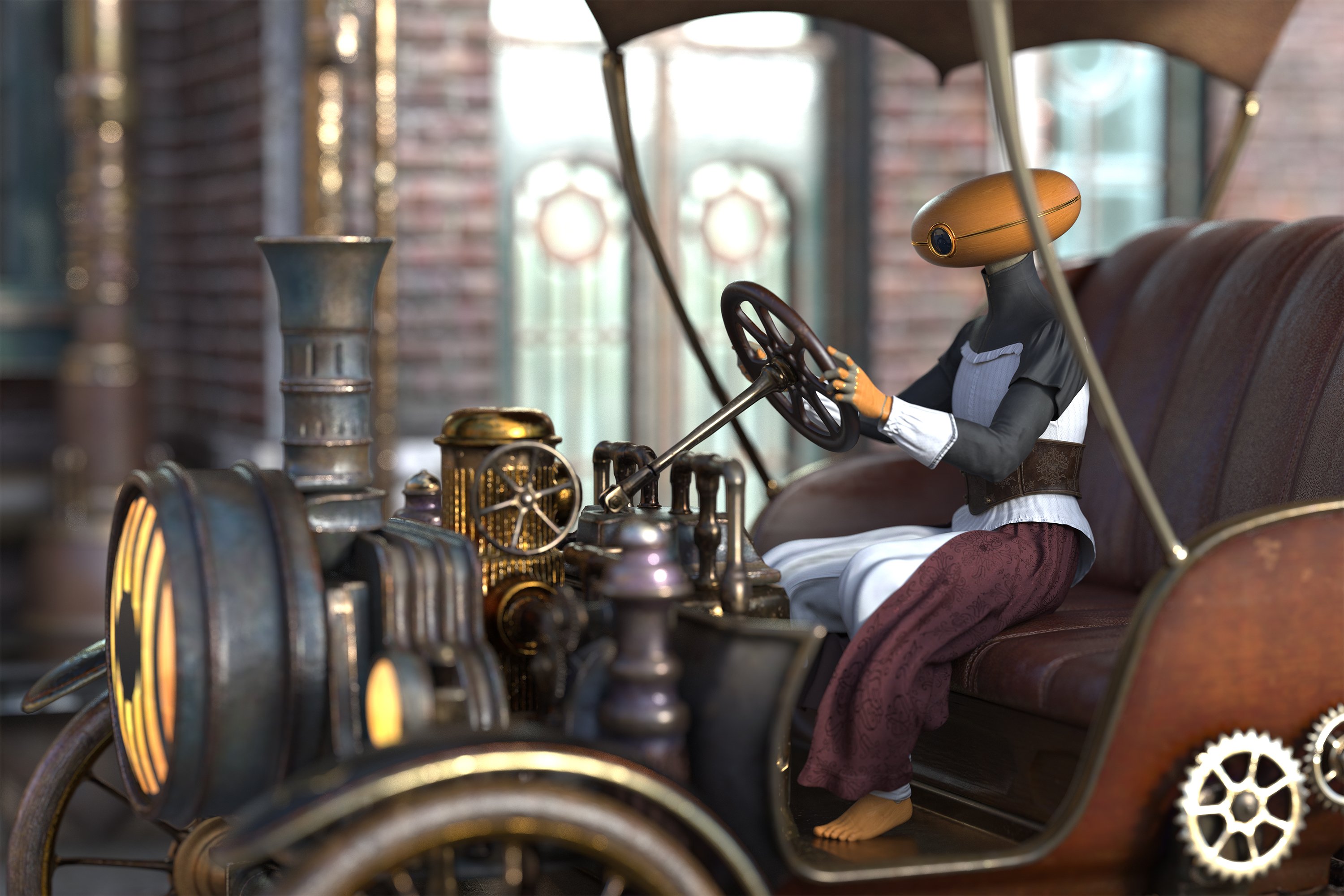 Oso Robot Futurism Bundle | Daz 3D