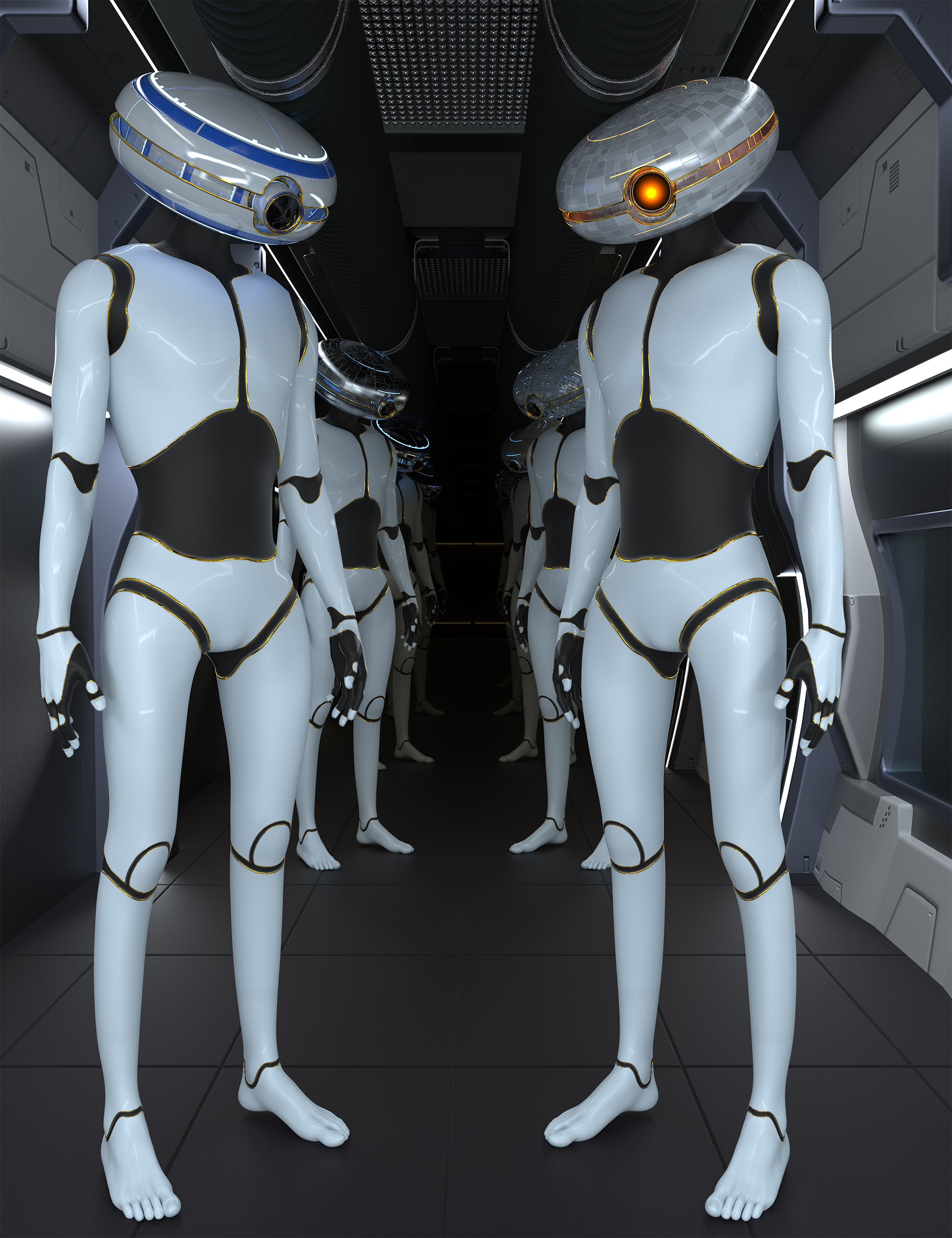 Oso Robot Futurism Bundle | Daz 3D