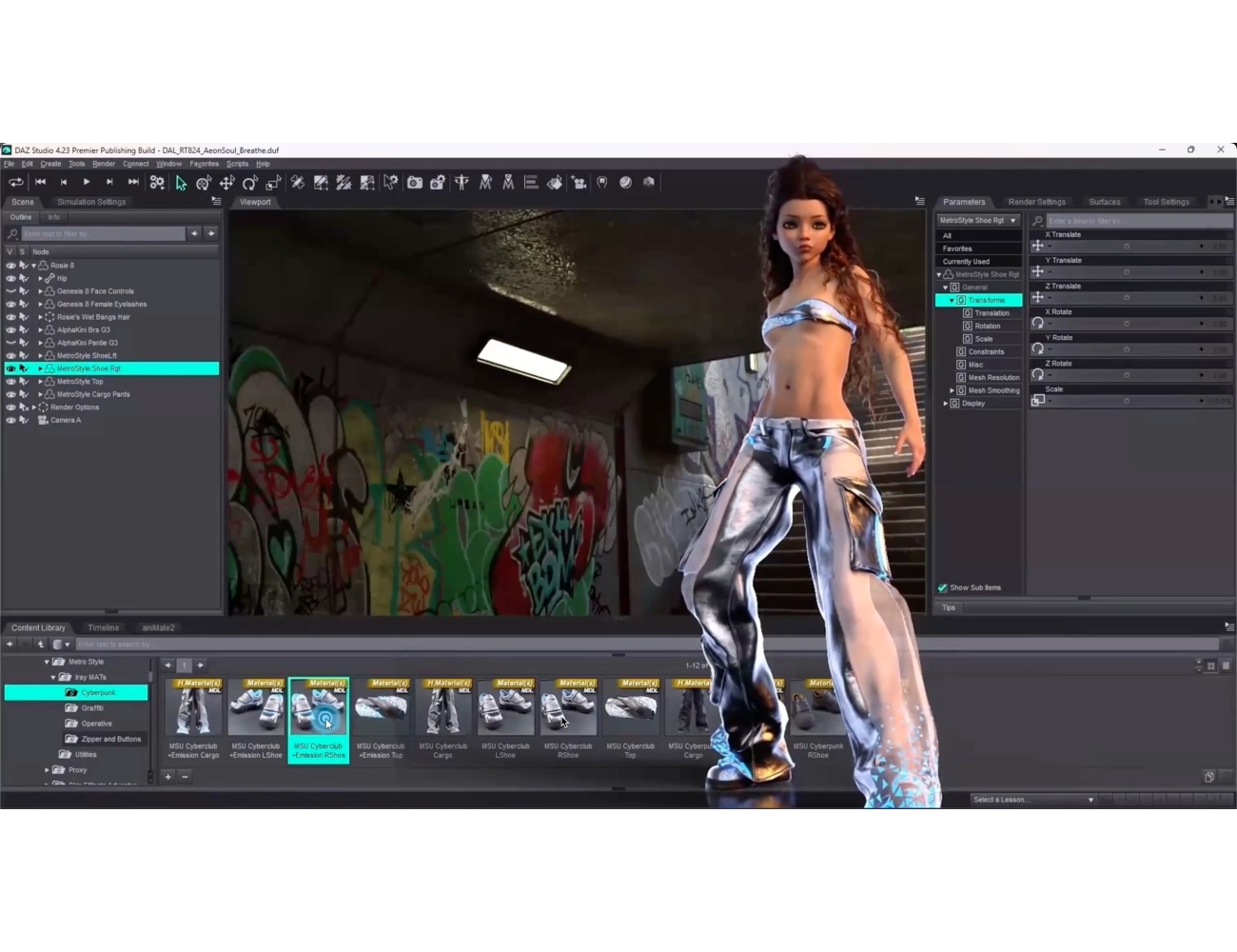 The Creative Cart : Aeon Soul Meets the Digivault | Daz 3D