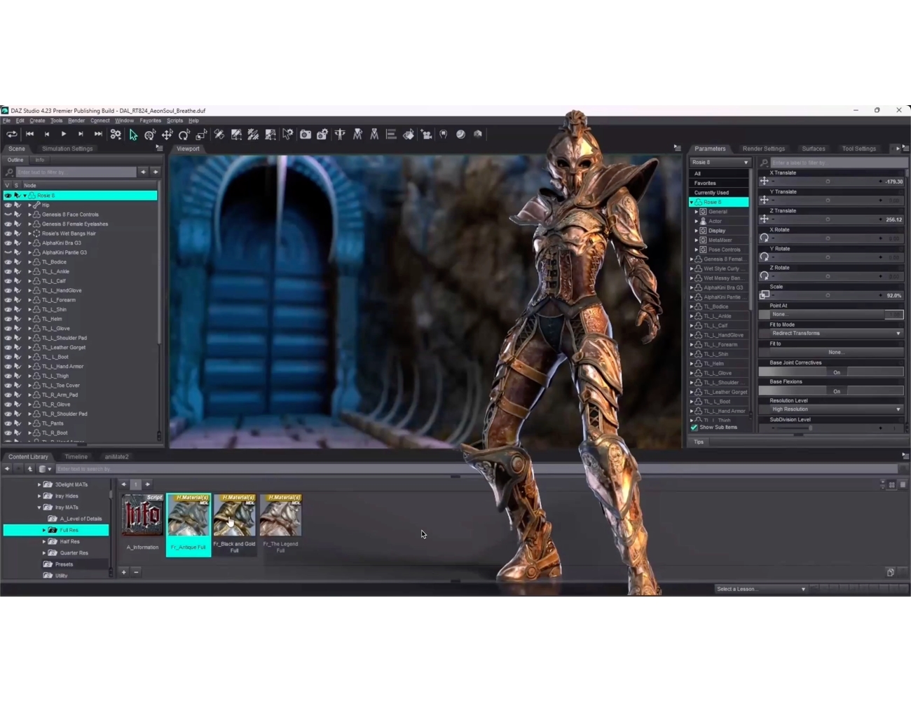 The Creative Cart : Aeon Soul Meets the Digivault | Daz 3D