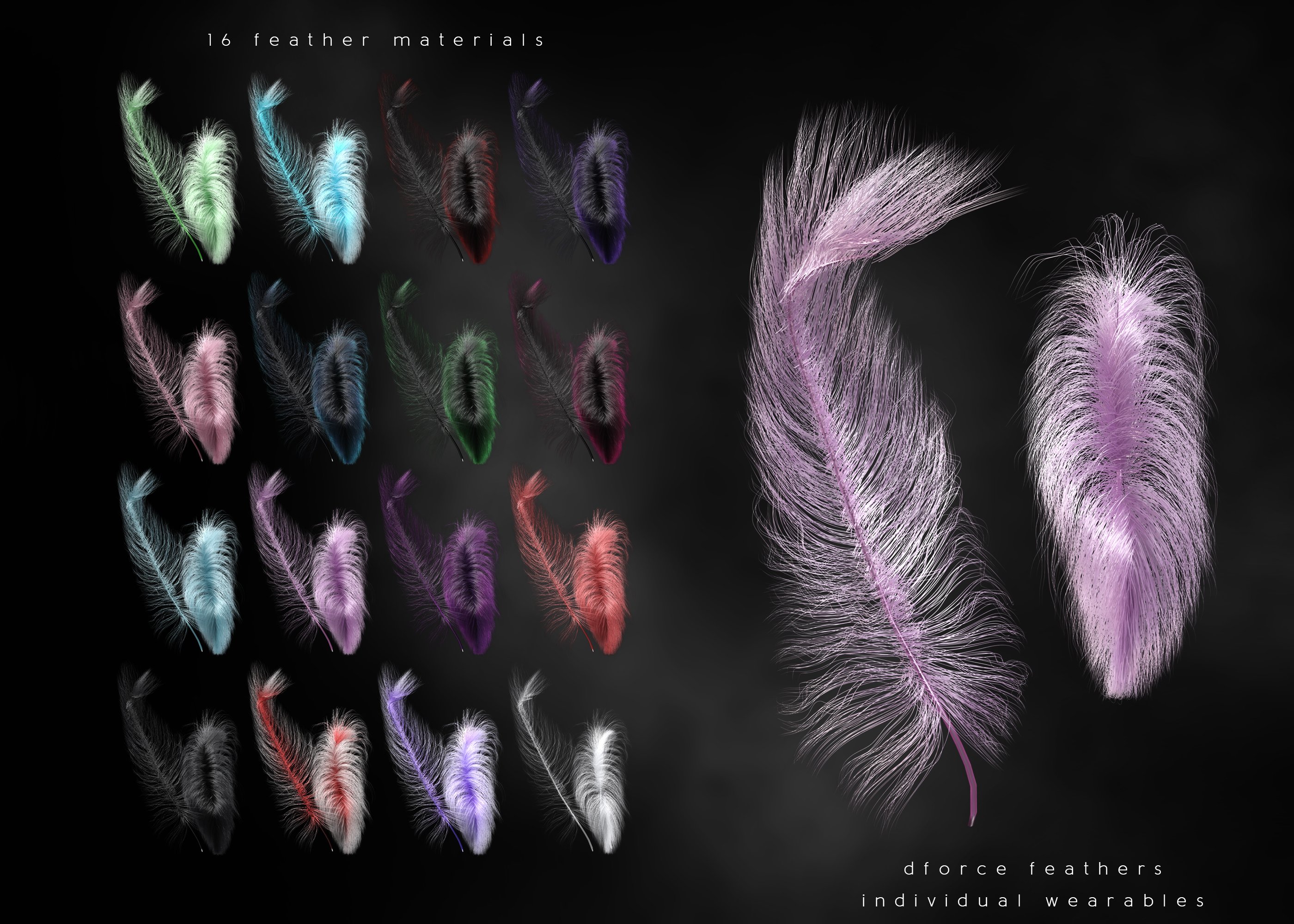 dForce Cupcake Hair For Genesis 9 | Daz 3D