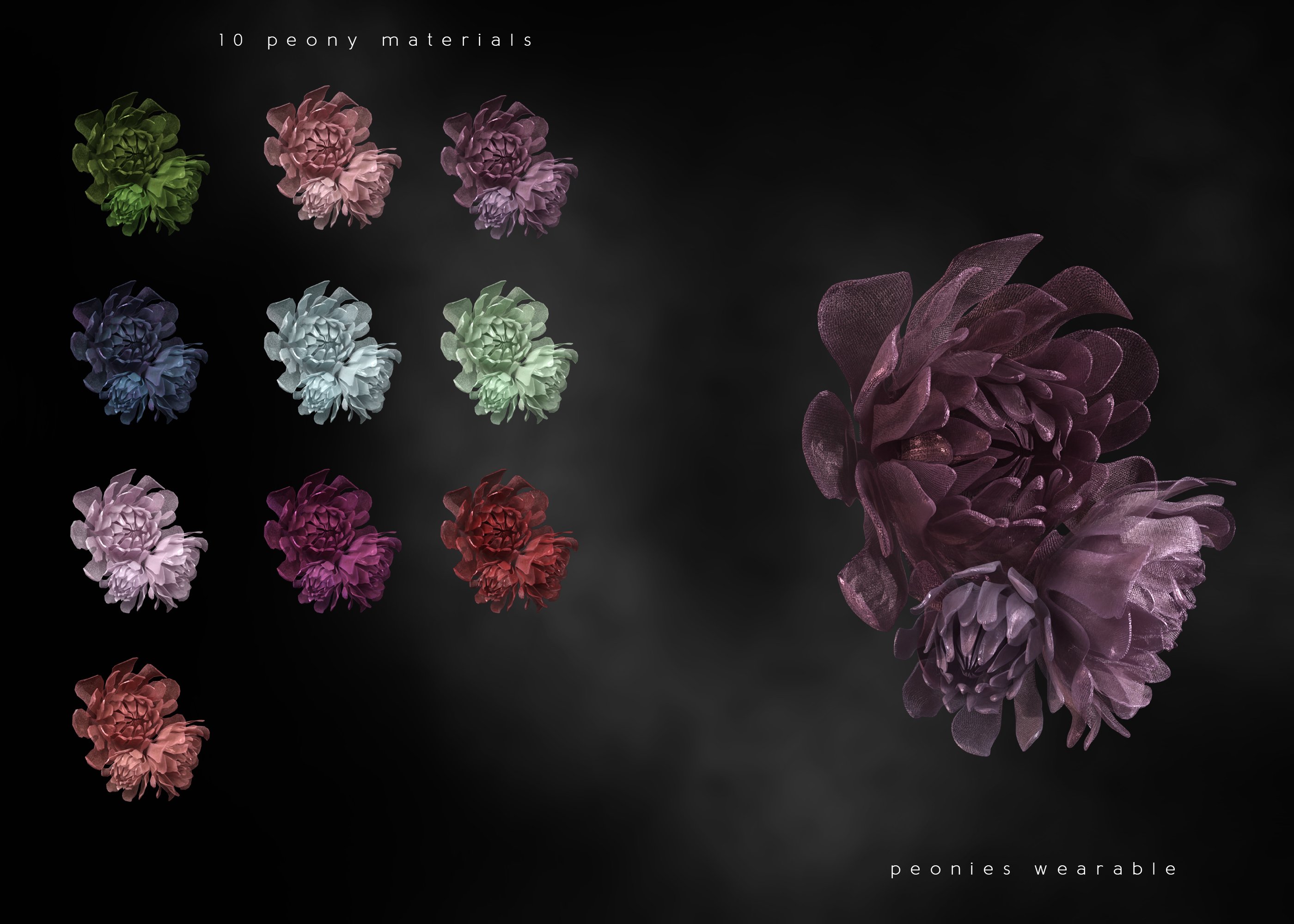 dForce Cupcake Hair For Genesis 9 | Daz 3D