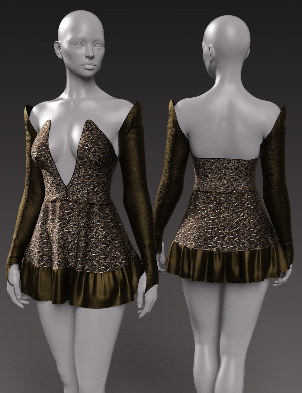 VERSUS - A97 dForce Brooklyn Texture Add-On | Daz 3D