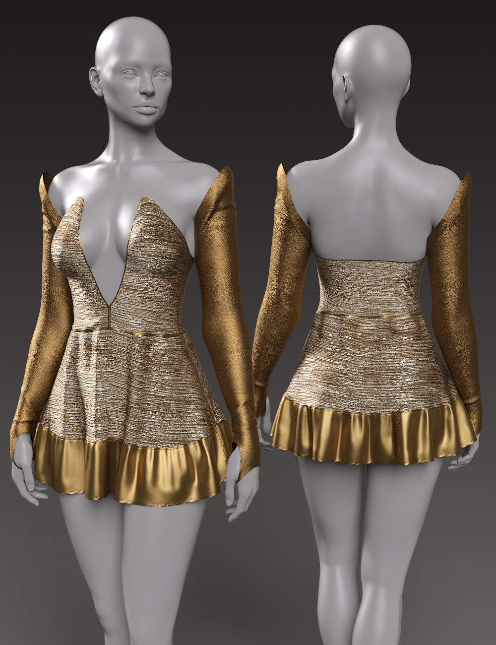 VERSUS - A97 dForce Brooklyn Texture Add-On | Daz 3D