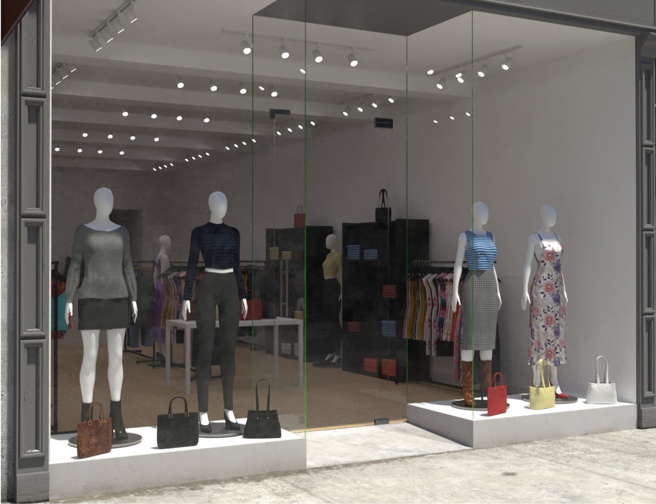 New York Clothes Store - Salon | Daz 3D