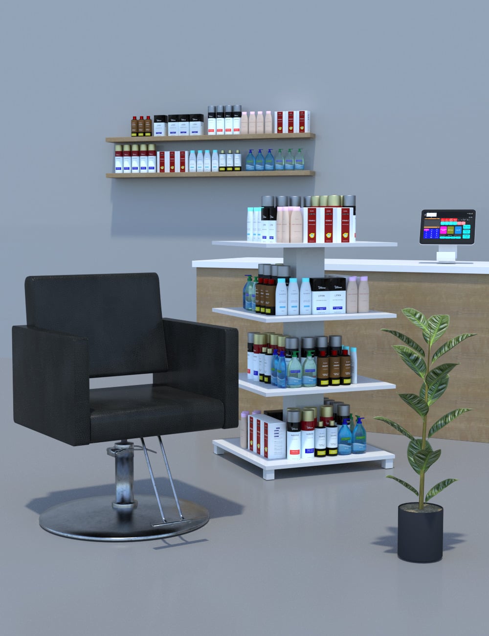 New York Clothes Store - Salon | Daz 3D