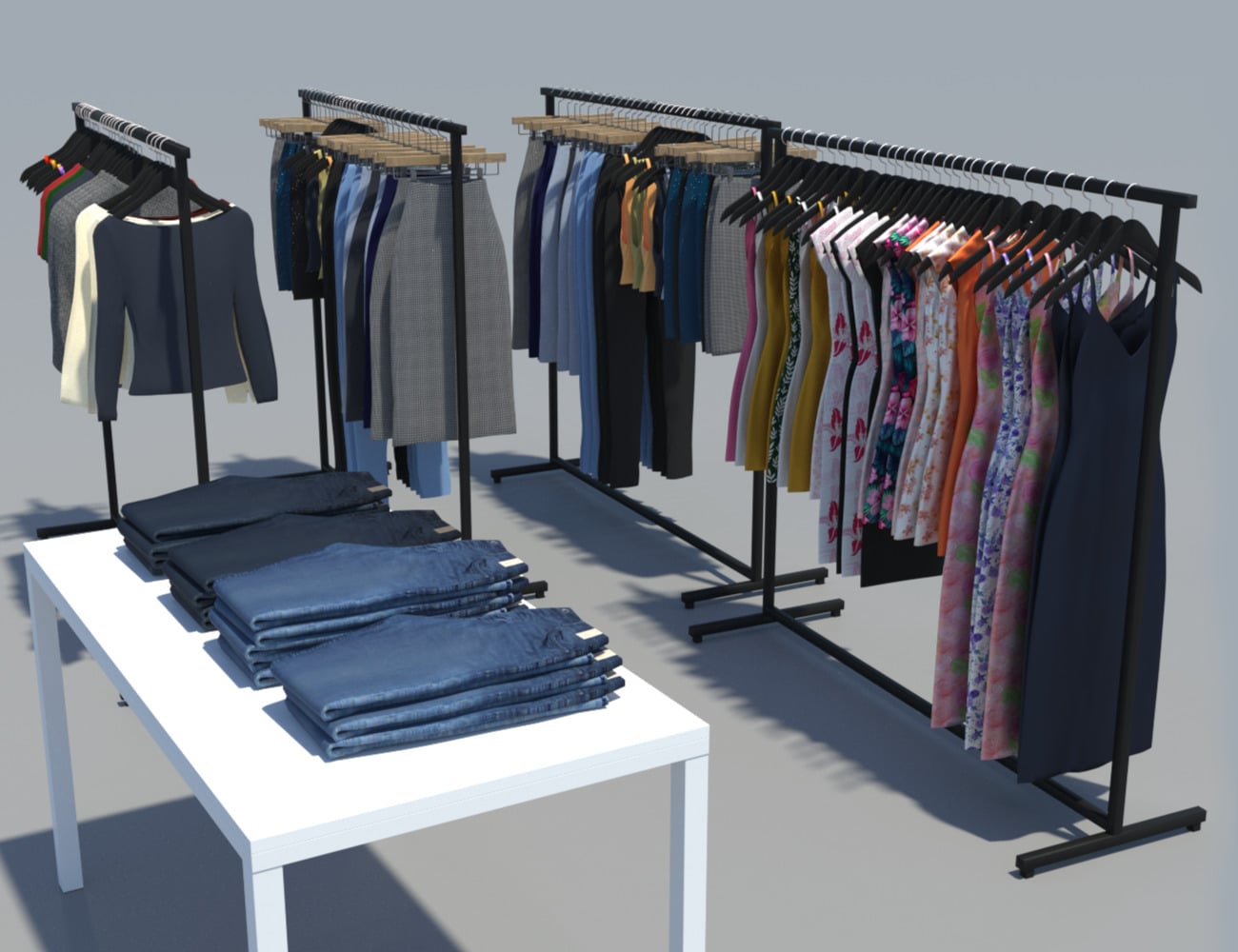 New York Clothes Store - Salon | Daz 3D