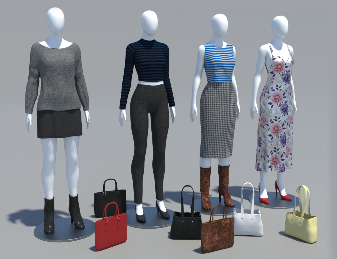 New York Clothes Store - Salon | Daz 3D