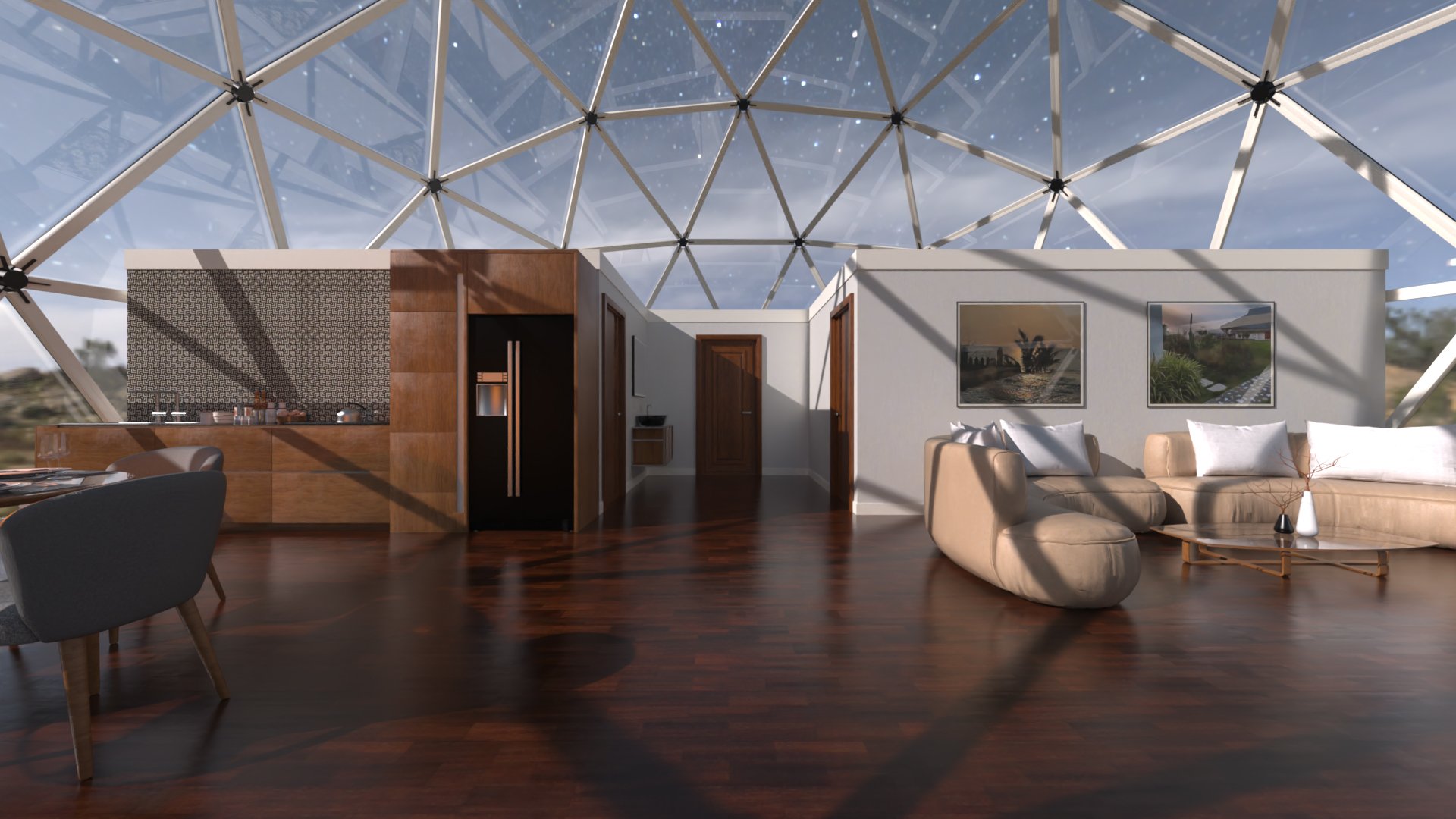 Geo Dome Haven | Daz 3D