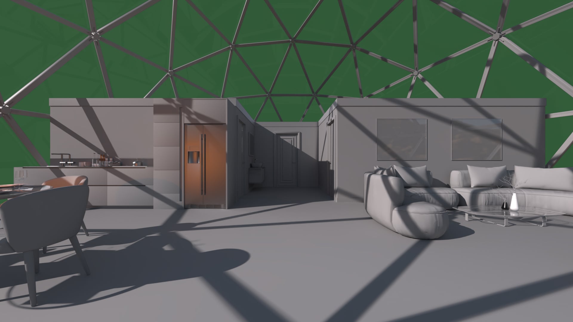 Geo Dome Haven | Daz 3D