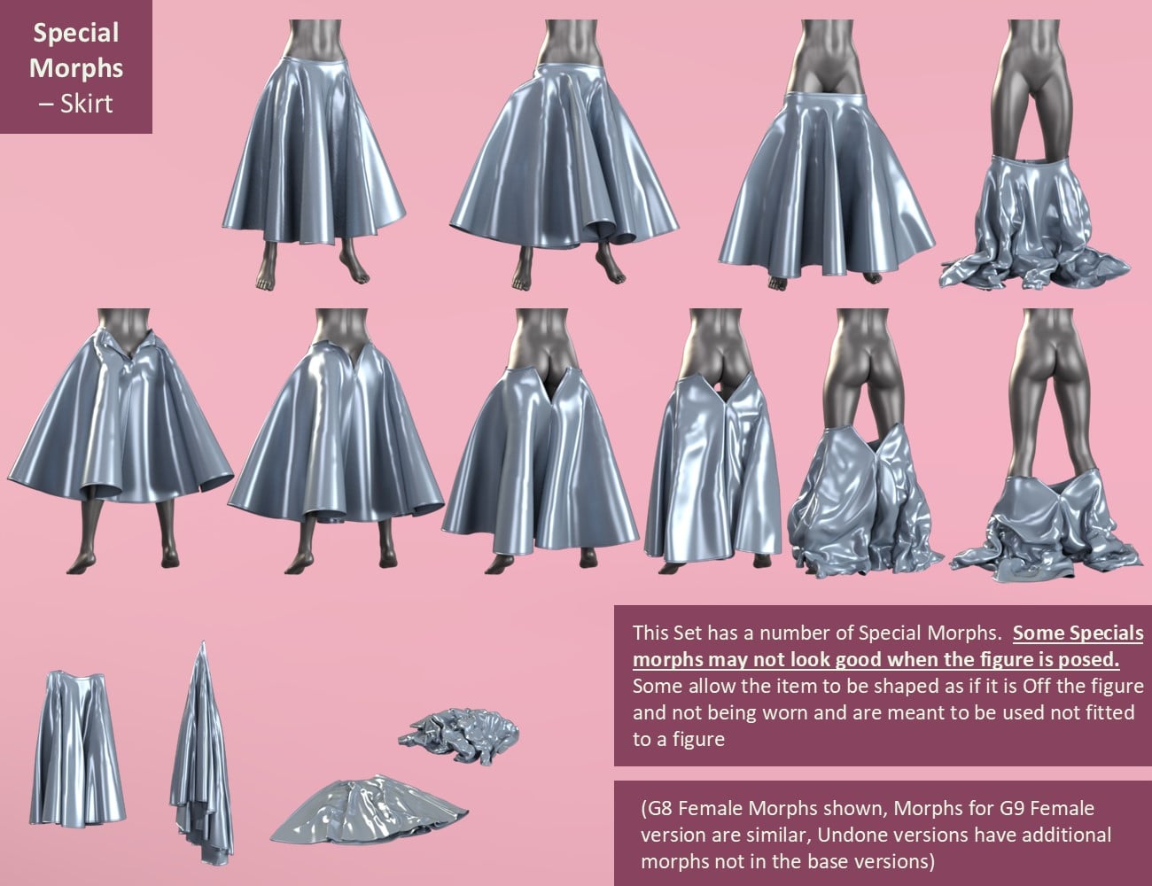 dForce 50s Daisy Outfit for Genesis 9 and 8 Female | Daz 3D