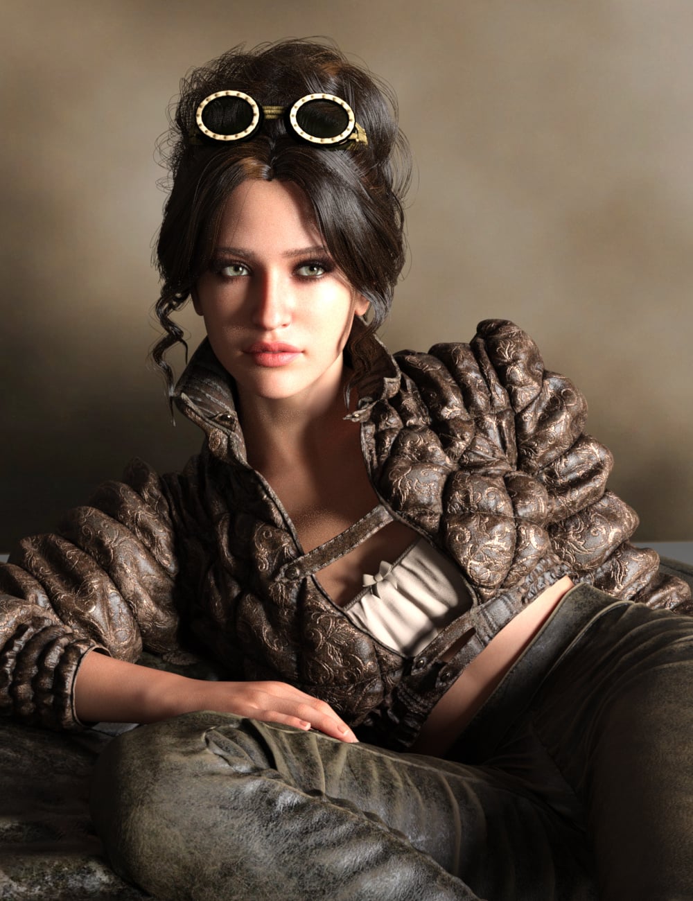 Cecelia Updo for Genesis 9 | Daz 3D