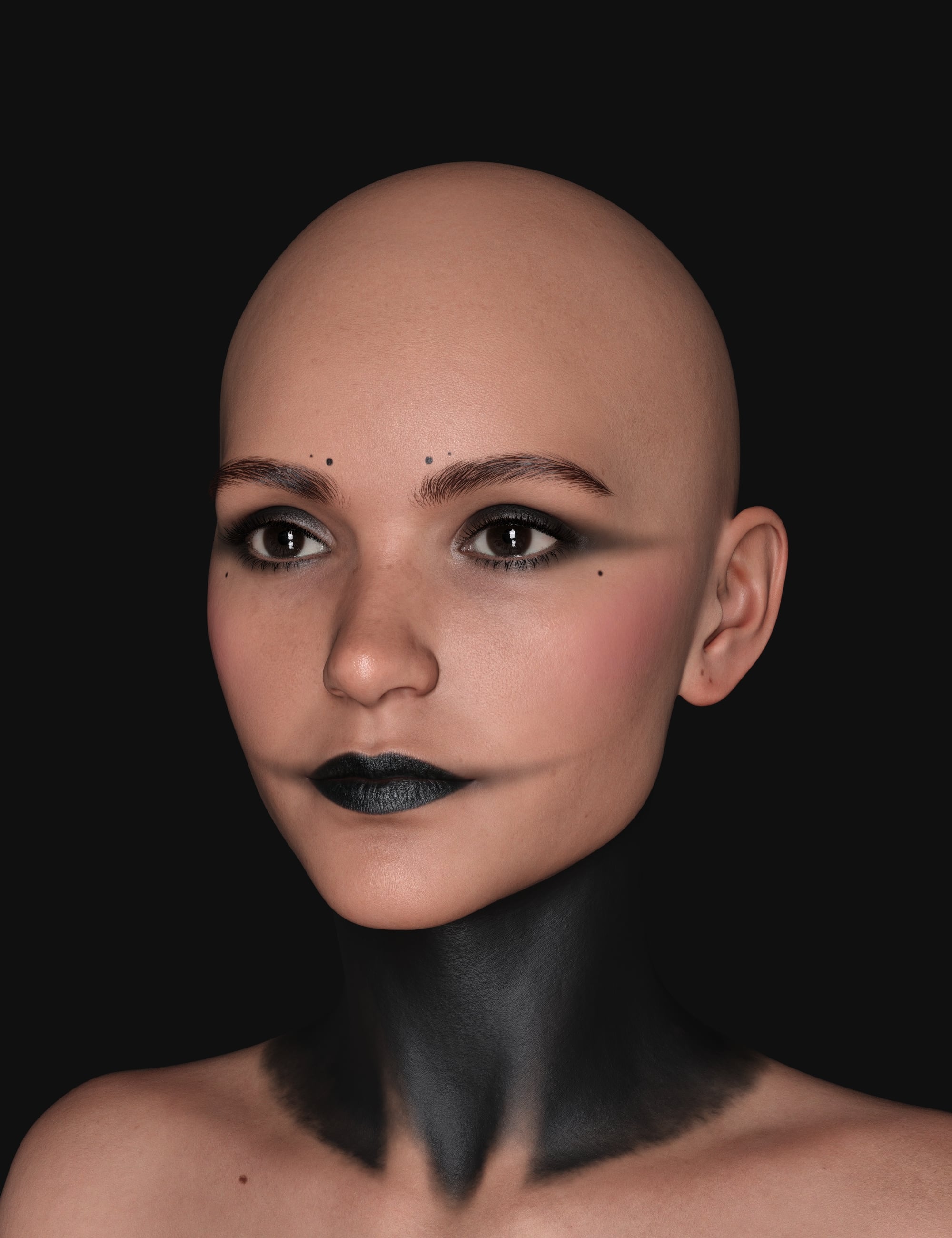Makeup System - Gothic Glamour LIE Makeup for Genesis 9 | Daz 3D