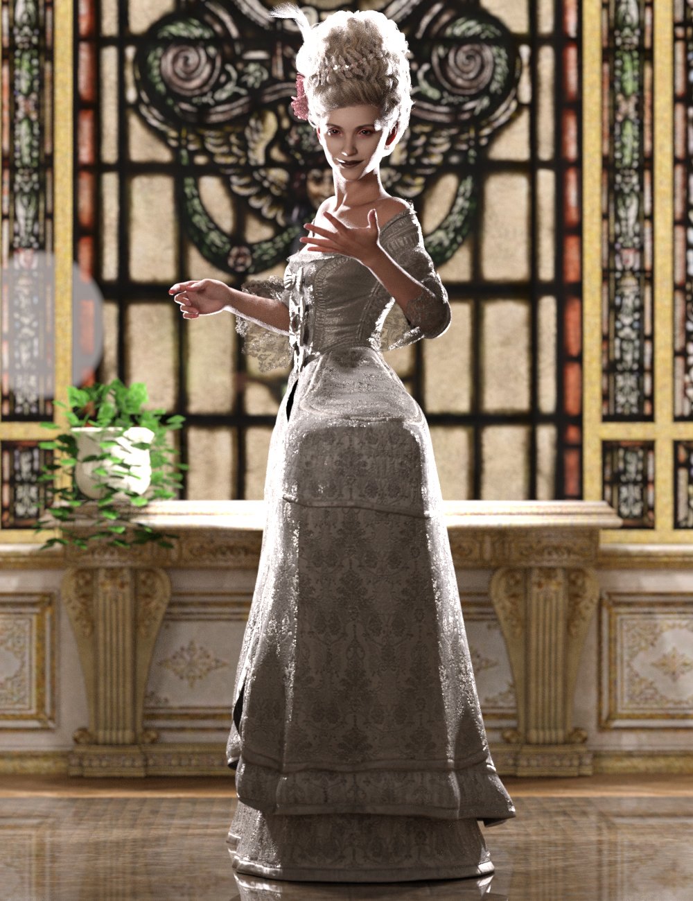 Royal Ball Poses for Cecelia 9 | Daz 3D
