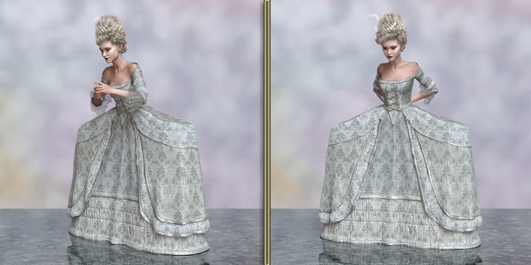 Royal Ball Poses for Cecelia 9 | Daz 3D