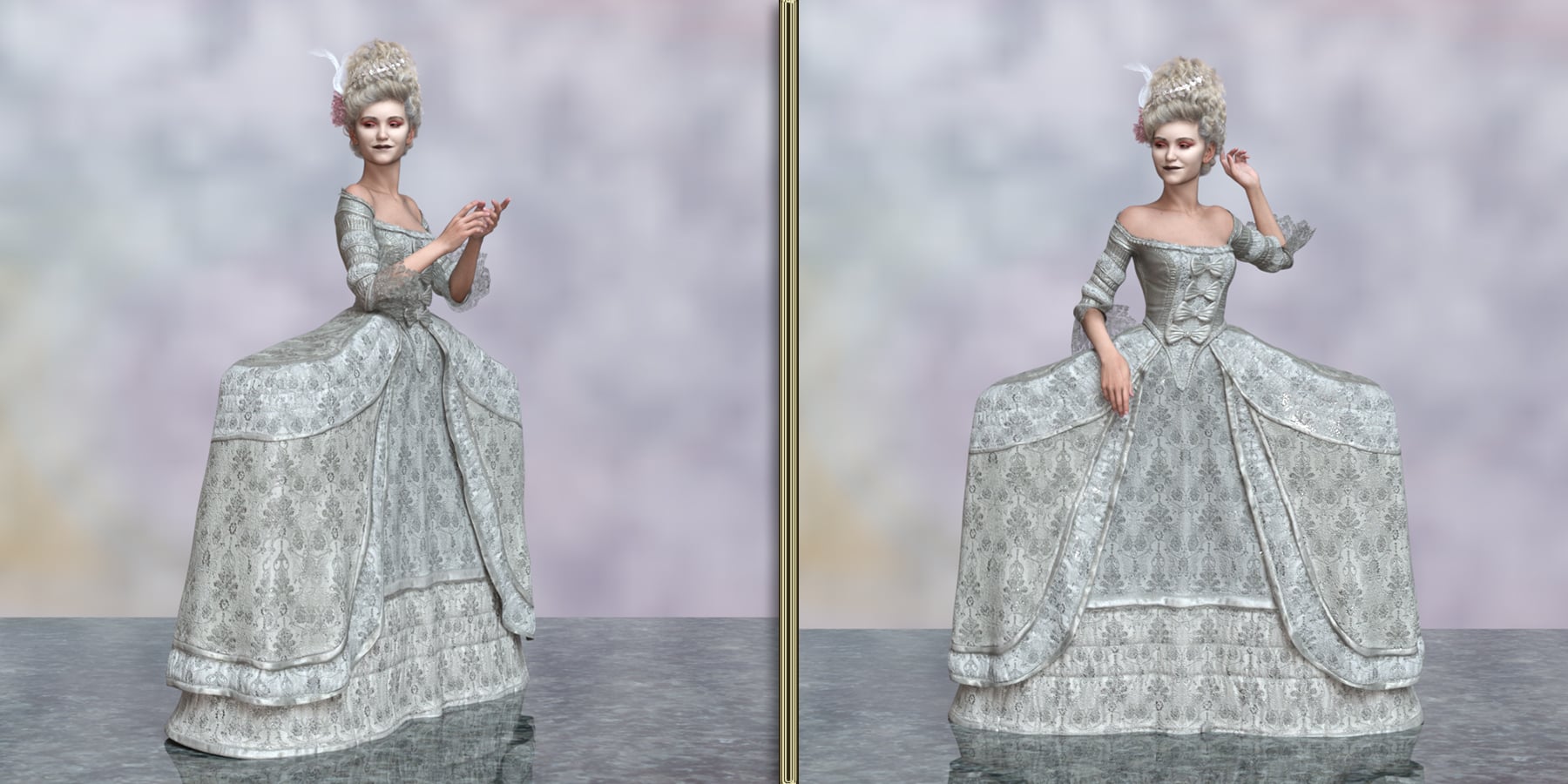 Royal Ball Poses for Cecelia 9 | Daz 3D