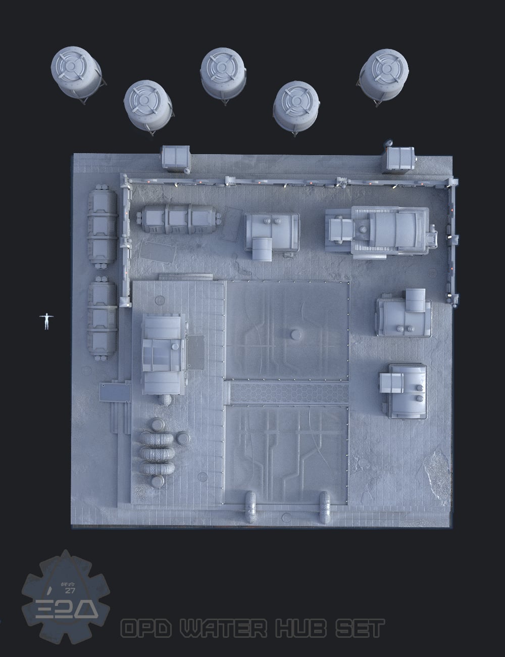 OPD Water Hub | Daz 3D