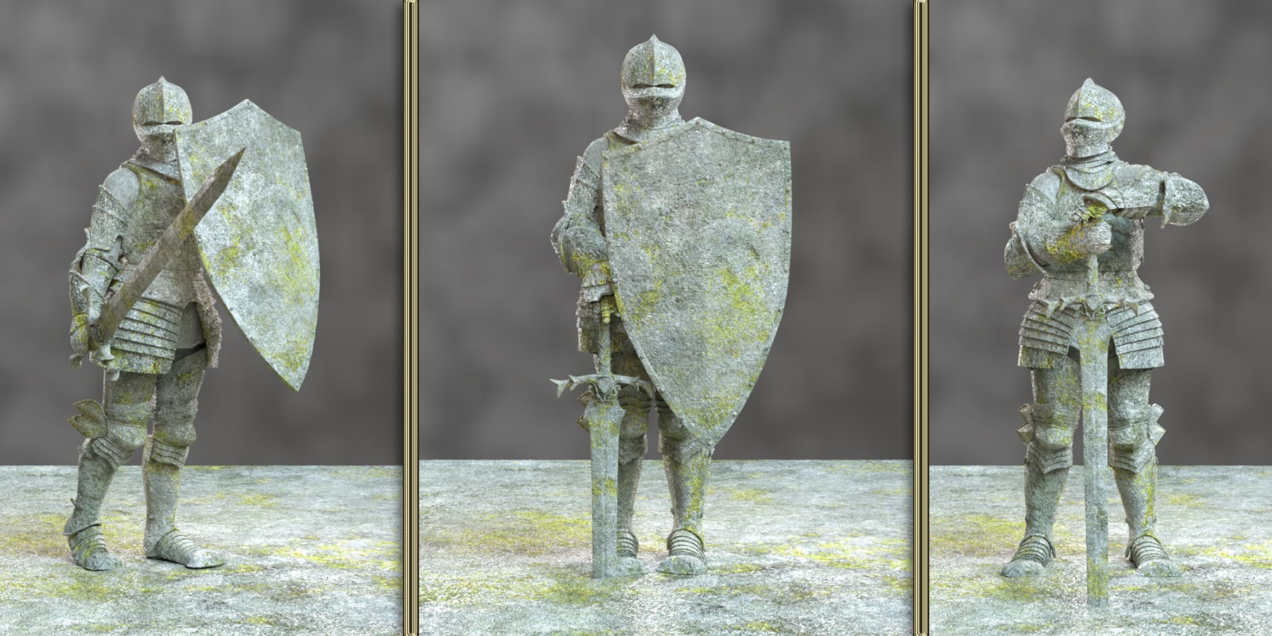 Guardians Of Stone Poses for Genesis 9 Base | Daz 3D