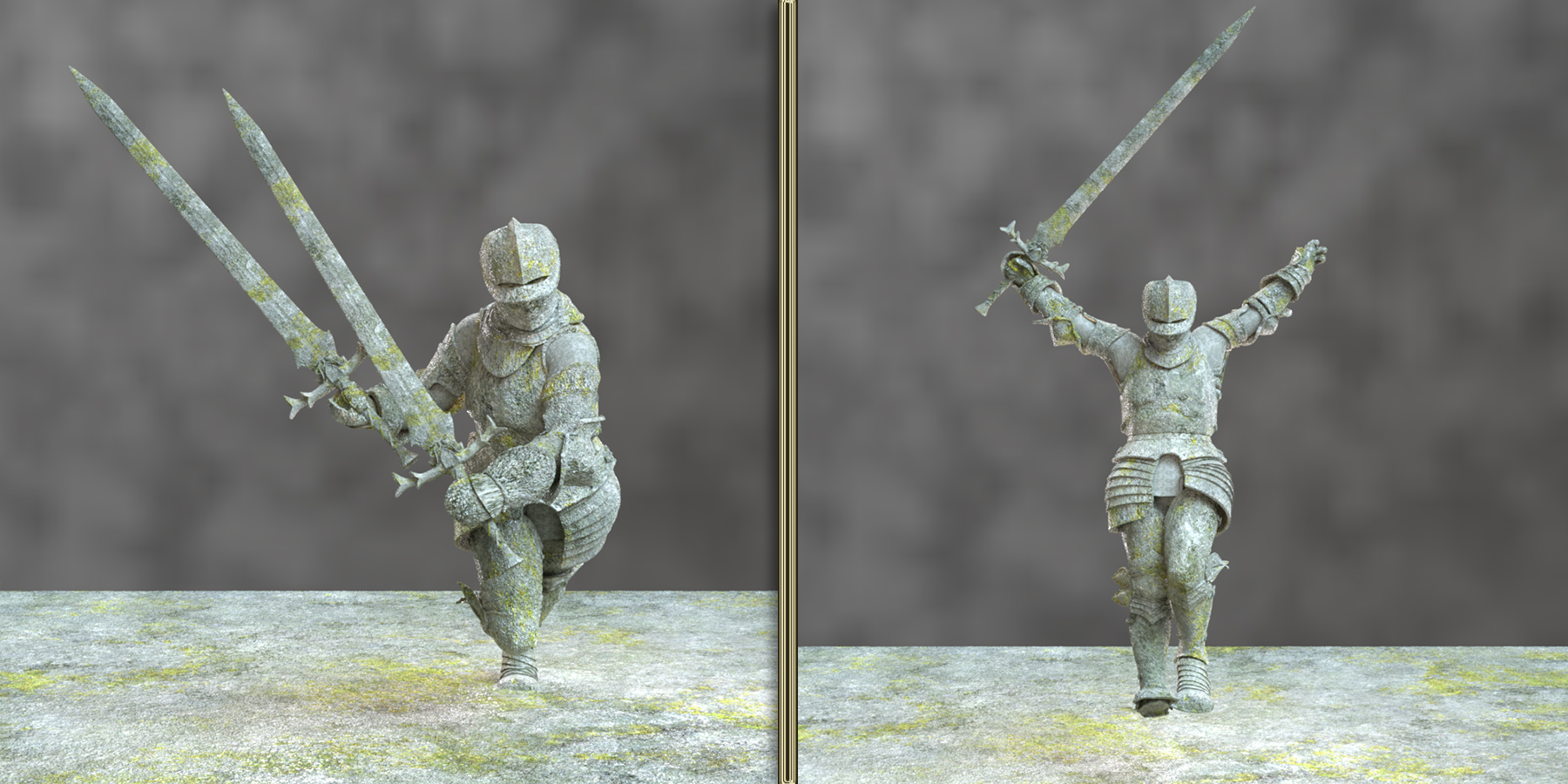 Guardians Of Stone Poses for Genesis 9 Base | Daz 3D