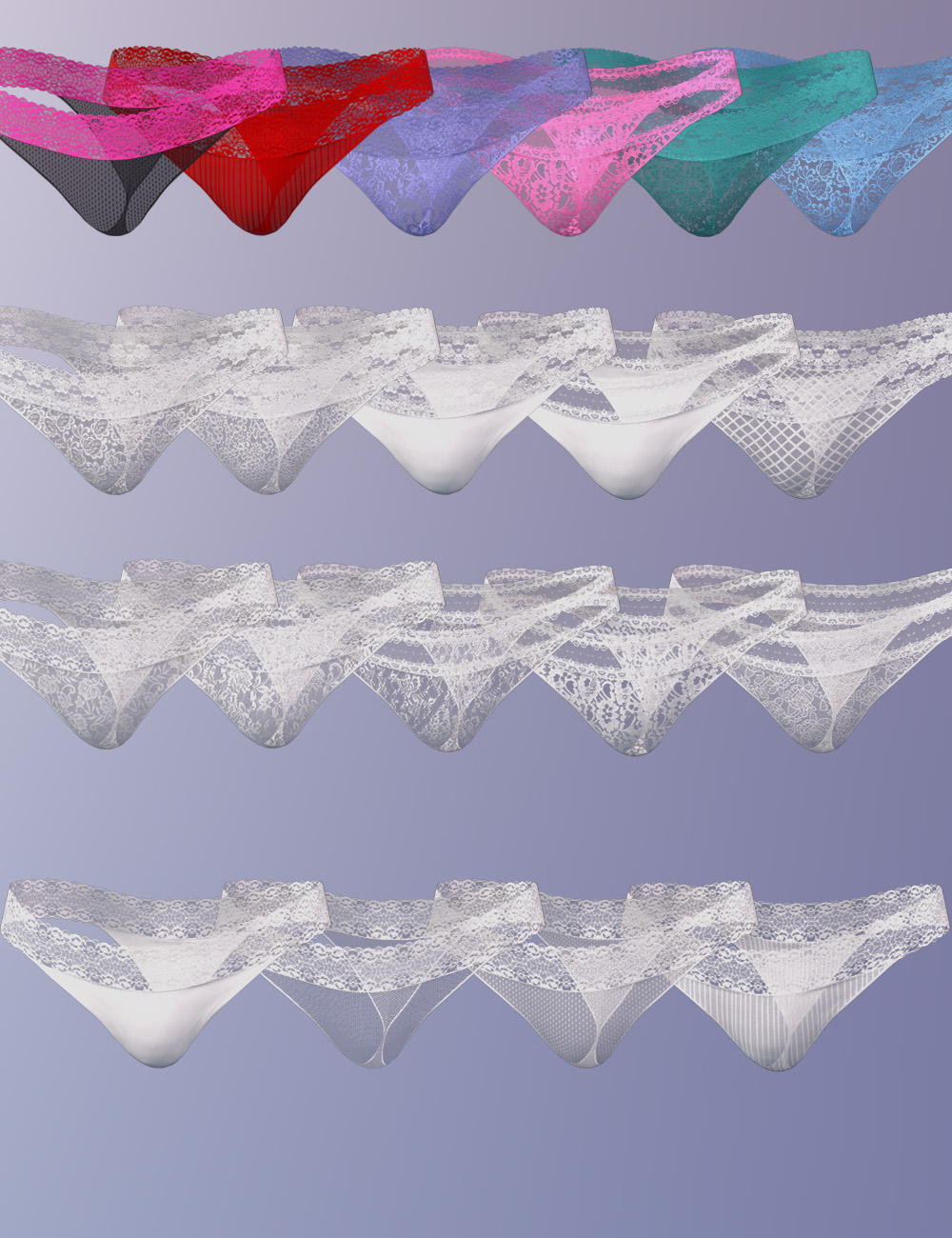 dForce Lace Band Panty Genesis 9 | Daz 3D