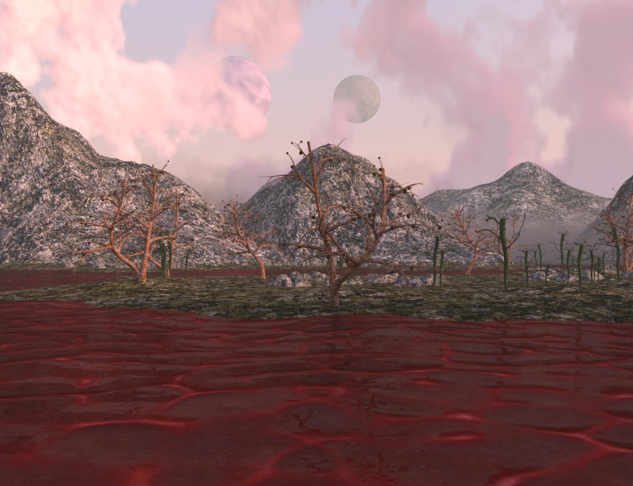 Inhospitable World | Daz 3D