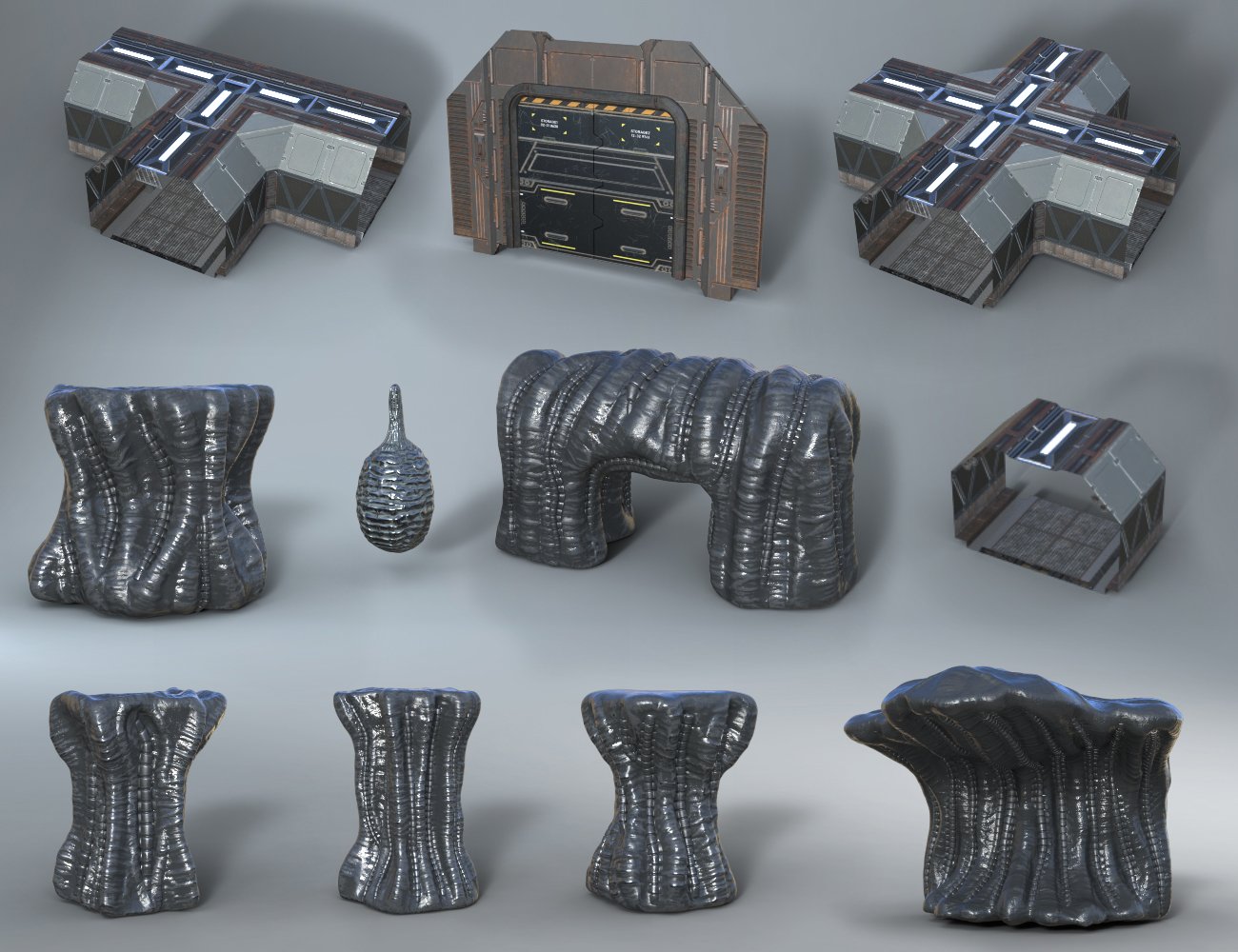 Sci-Fi Insect Hive | Daz 3D