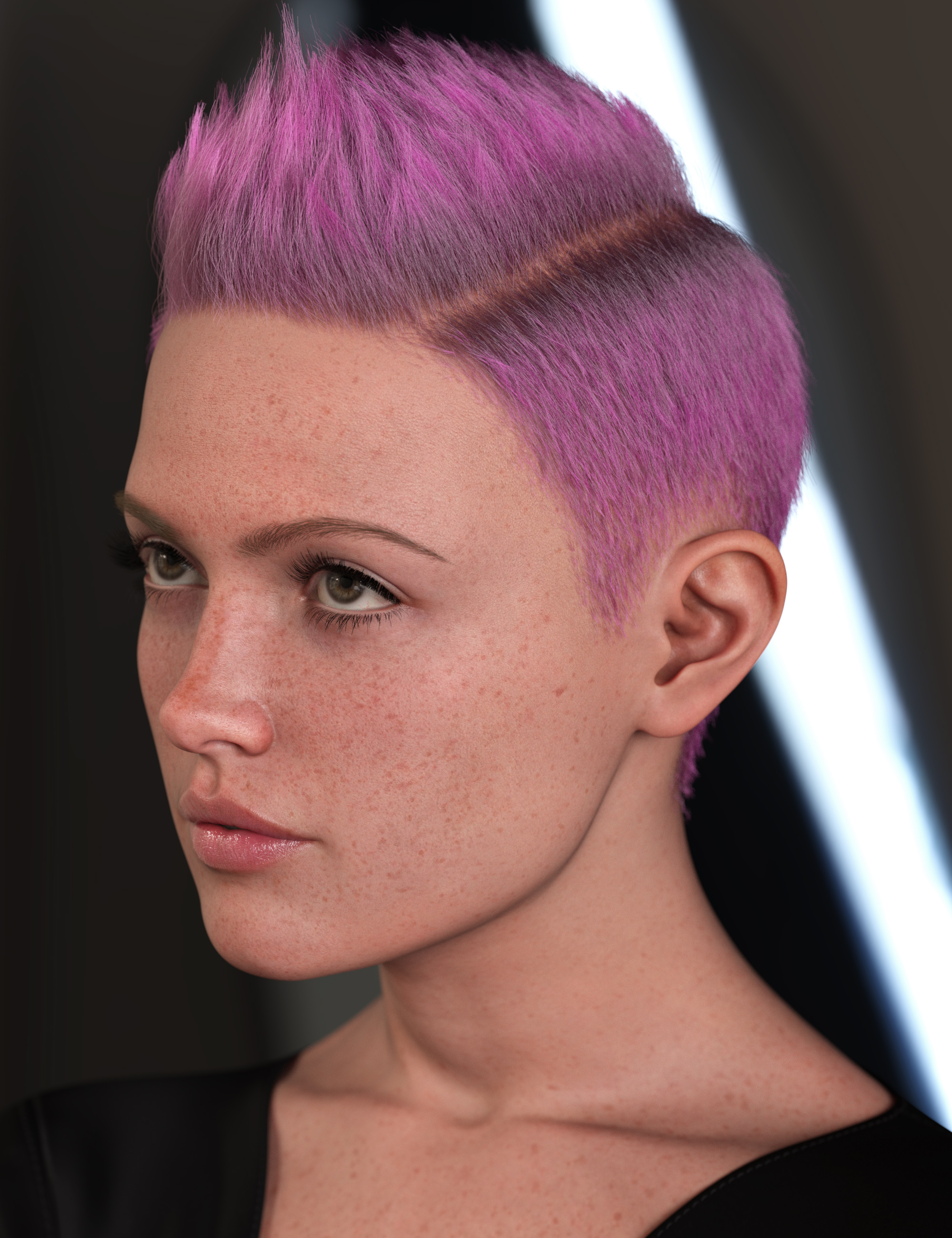 dForce Strand-Based Rock Style Pixie Cut Hair Color Expansion ⋆ 3d ...