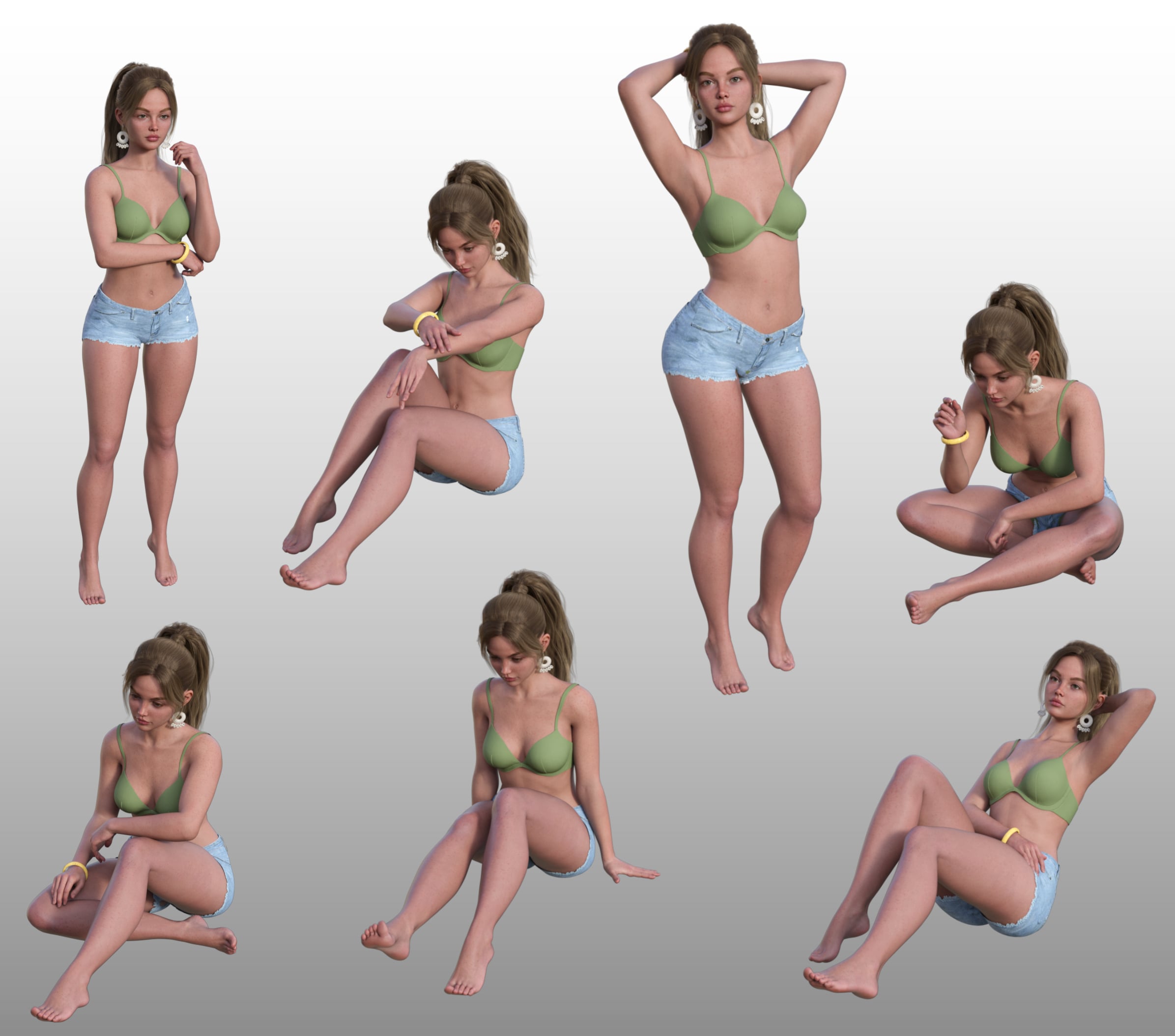 FG Penthouse Poses | Daz 3D