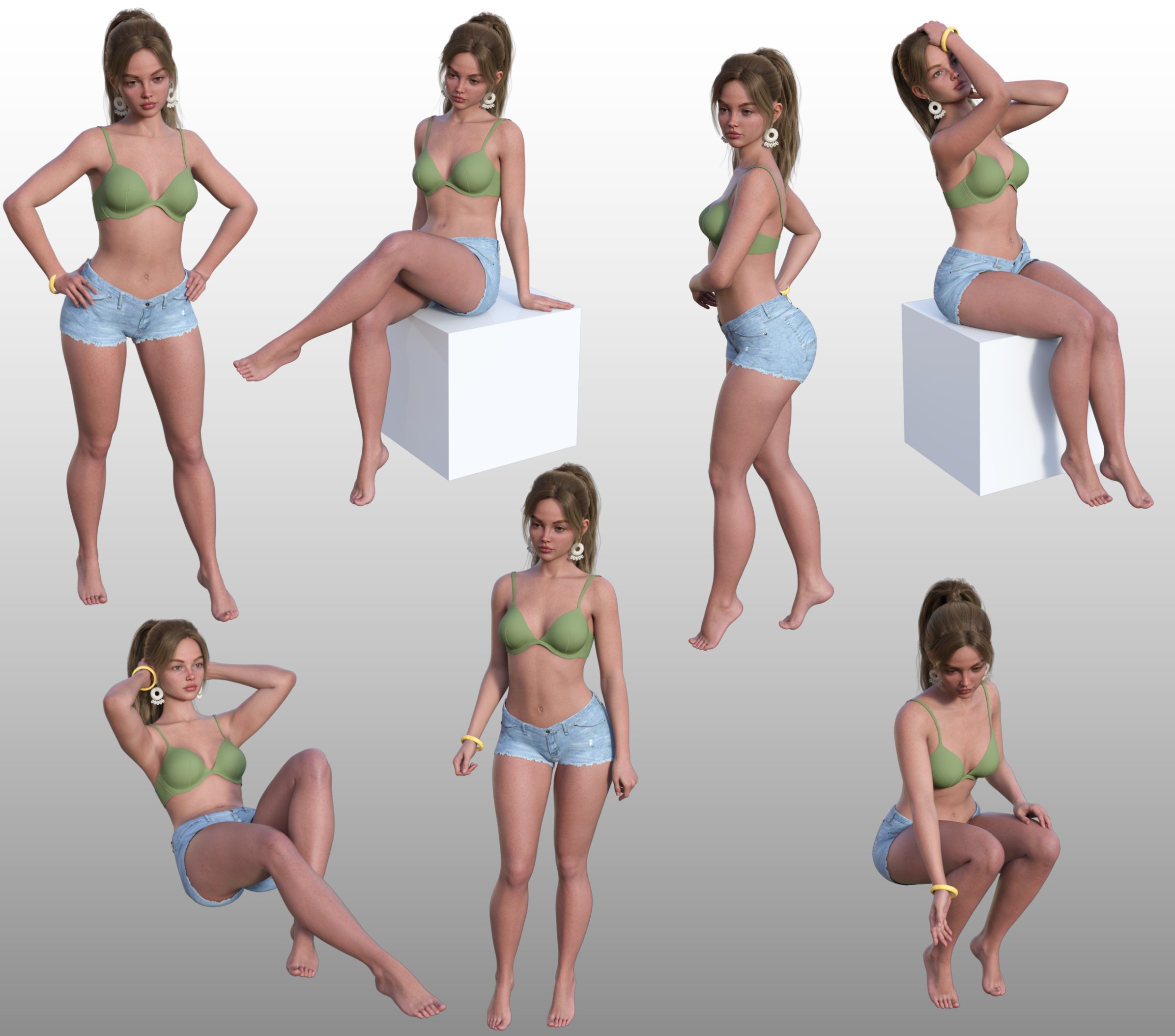 FG Penthouse Poses | Daz 3D