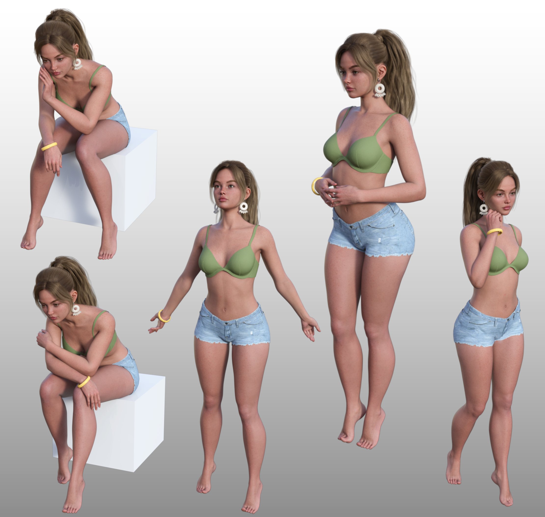 FG Penthouse Poses | Daz 3D