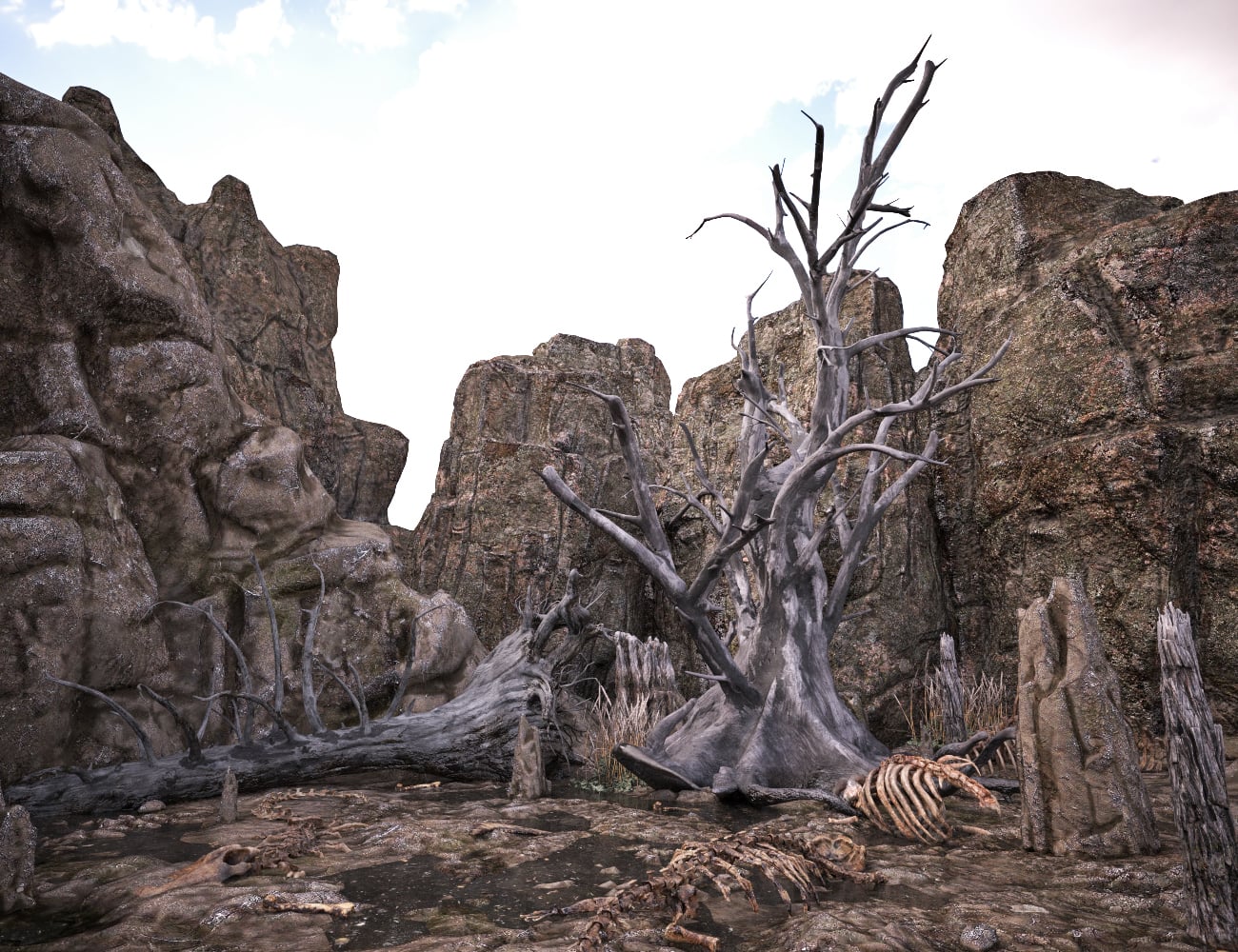 XI African Wildlands Graveyard | Daz 3D