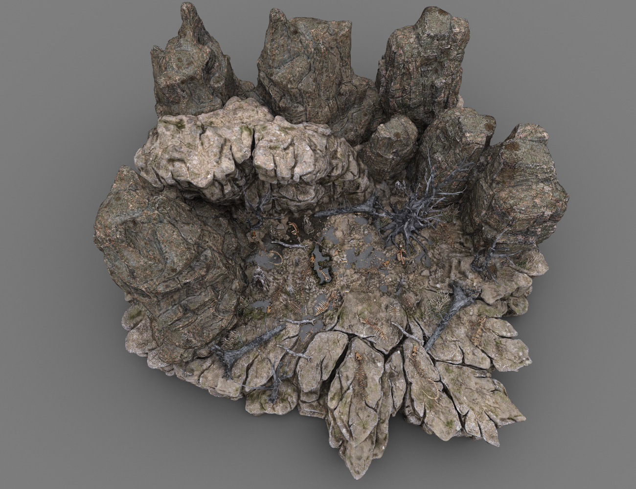 XI African Wildlands Graveyard | Daz 3D