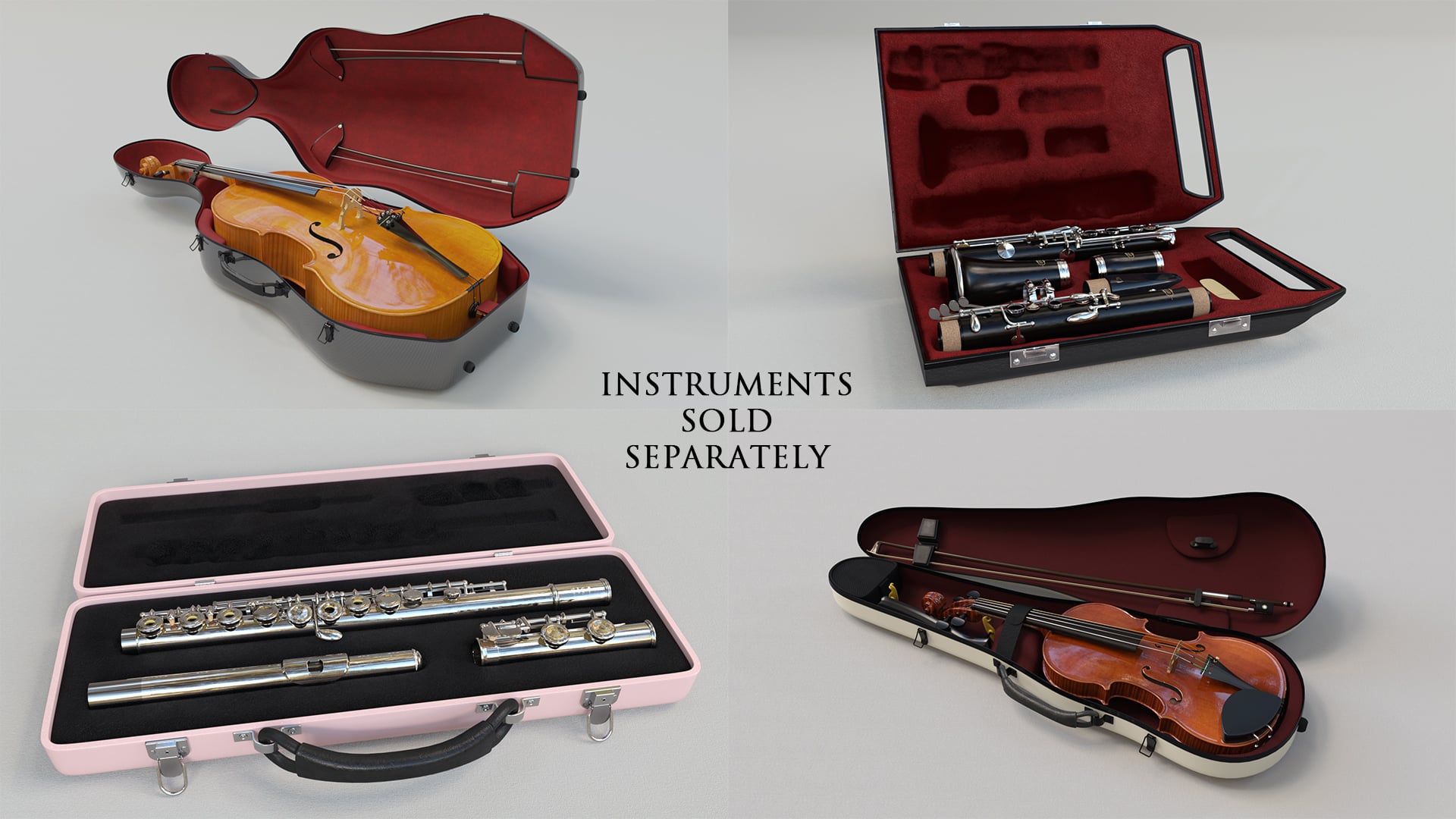 Instrument Cases and Poses for Genesis 8 and 9 | Daz 3D
