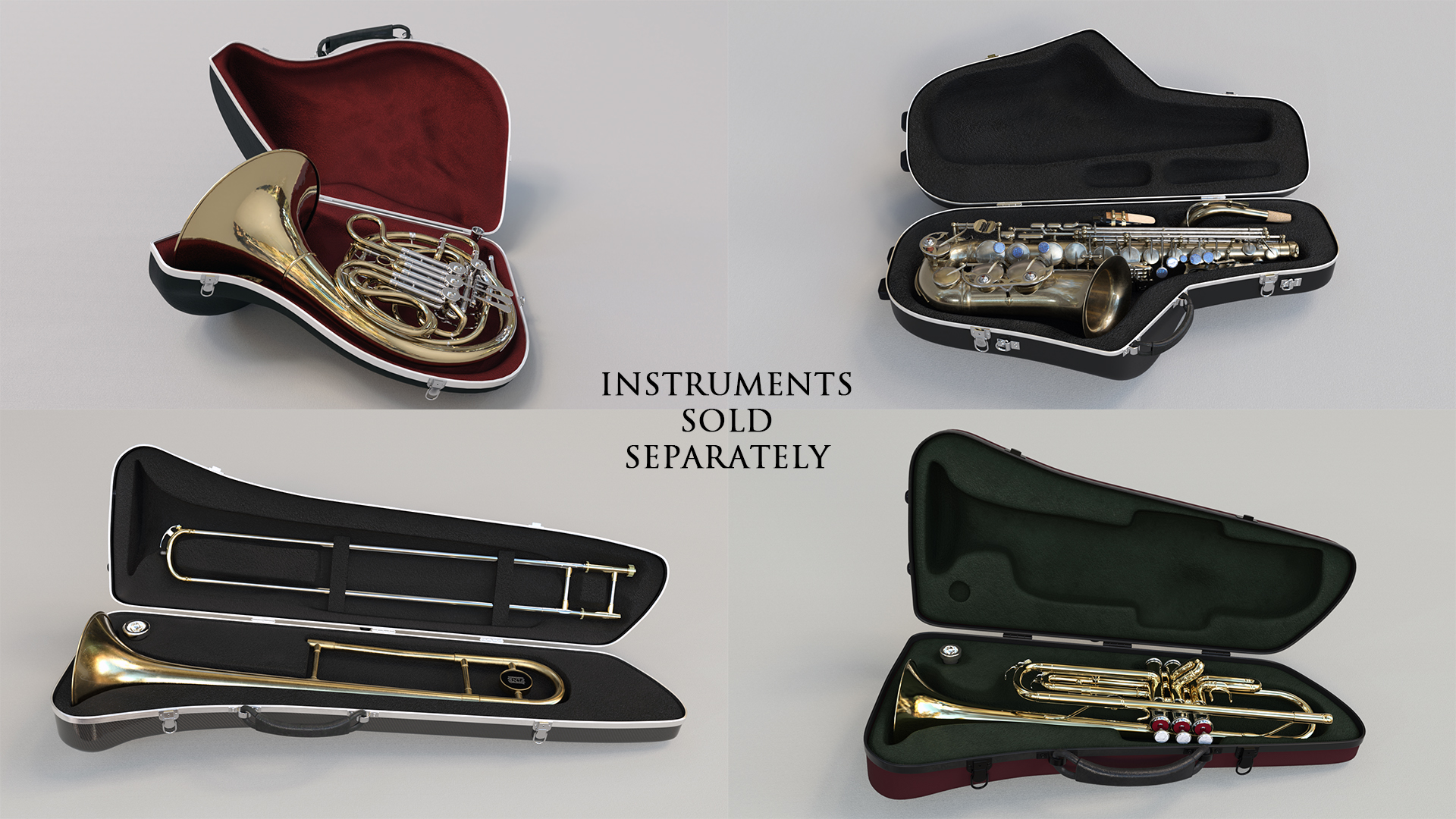 Instrument Cases and Poses for Genesis 8 and 9 | Daz 3D