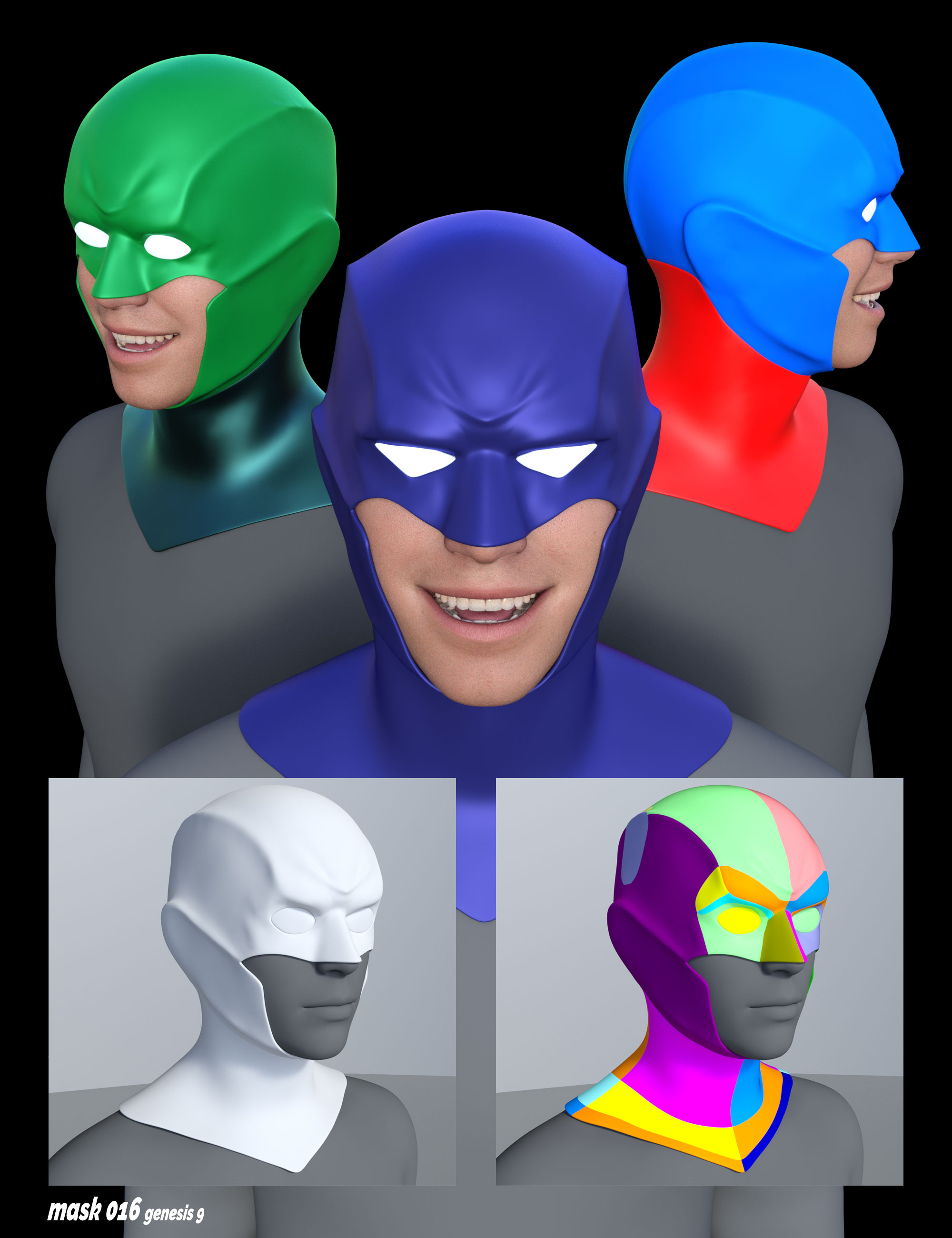 Mask 016 MMKBGenesis9 | Daz 3D