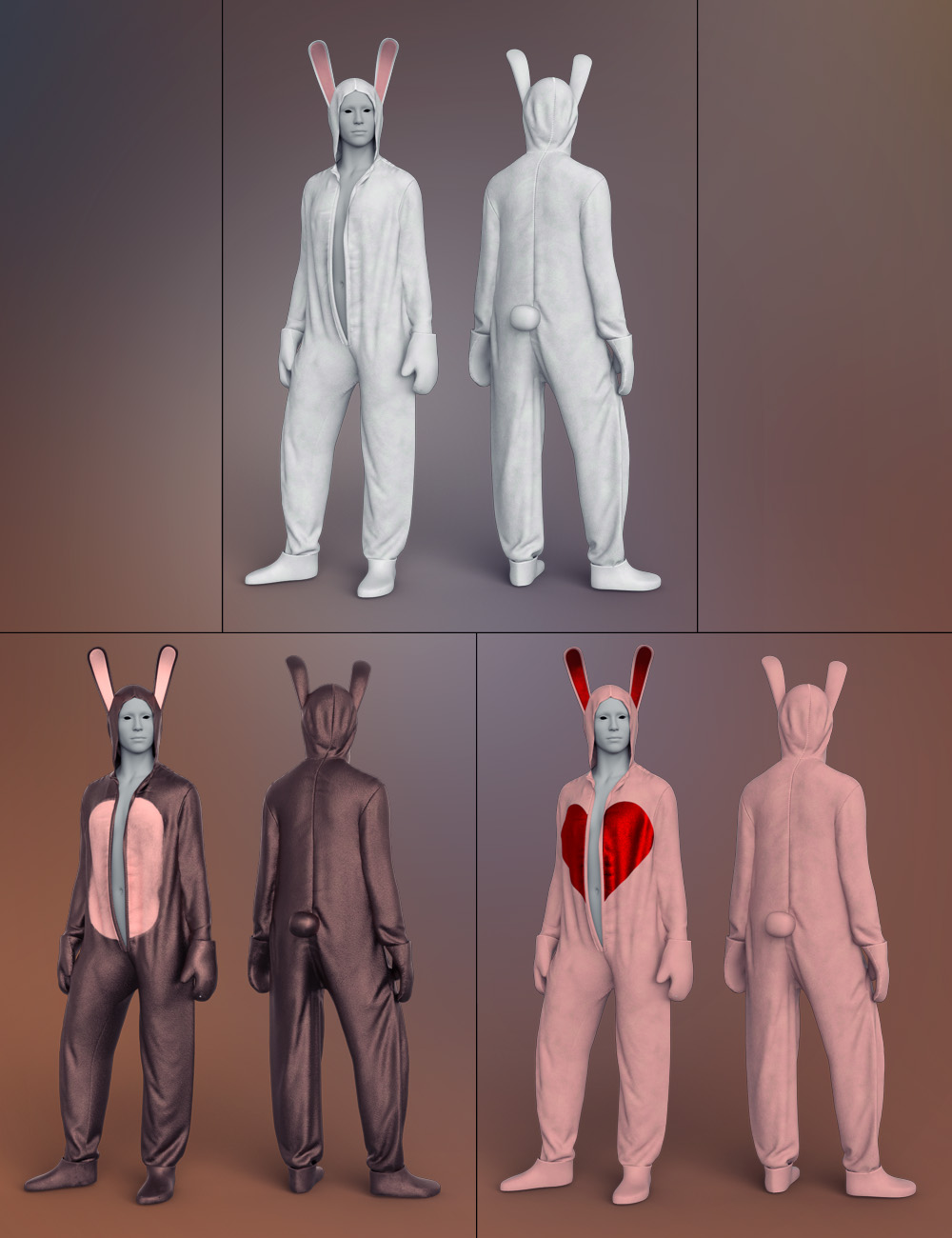 Cuddly Critters for Suitable Onesie | Daz 3D